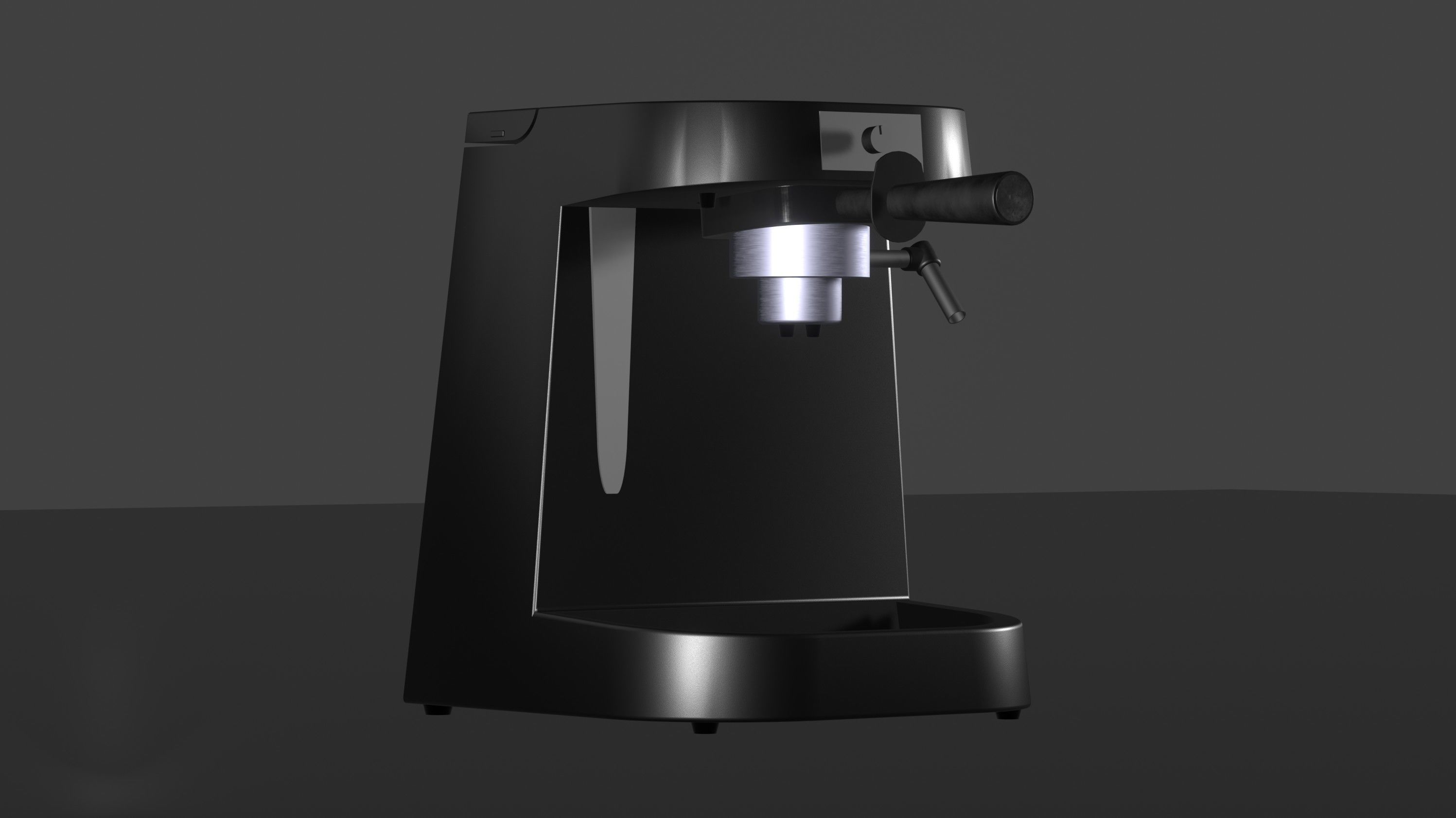Textured Espresso Machine free 3D model animated | CGTrader