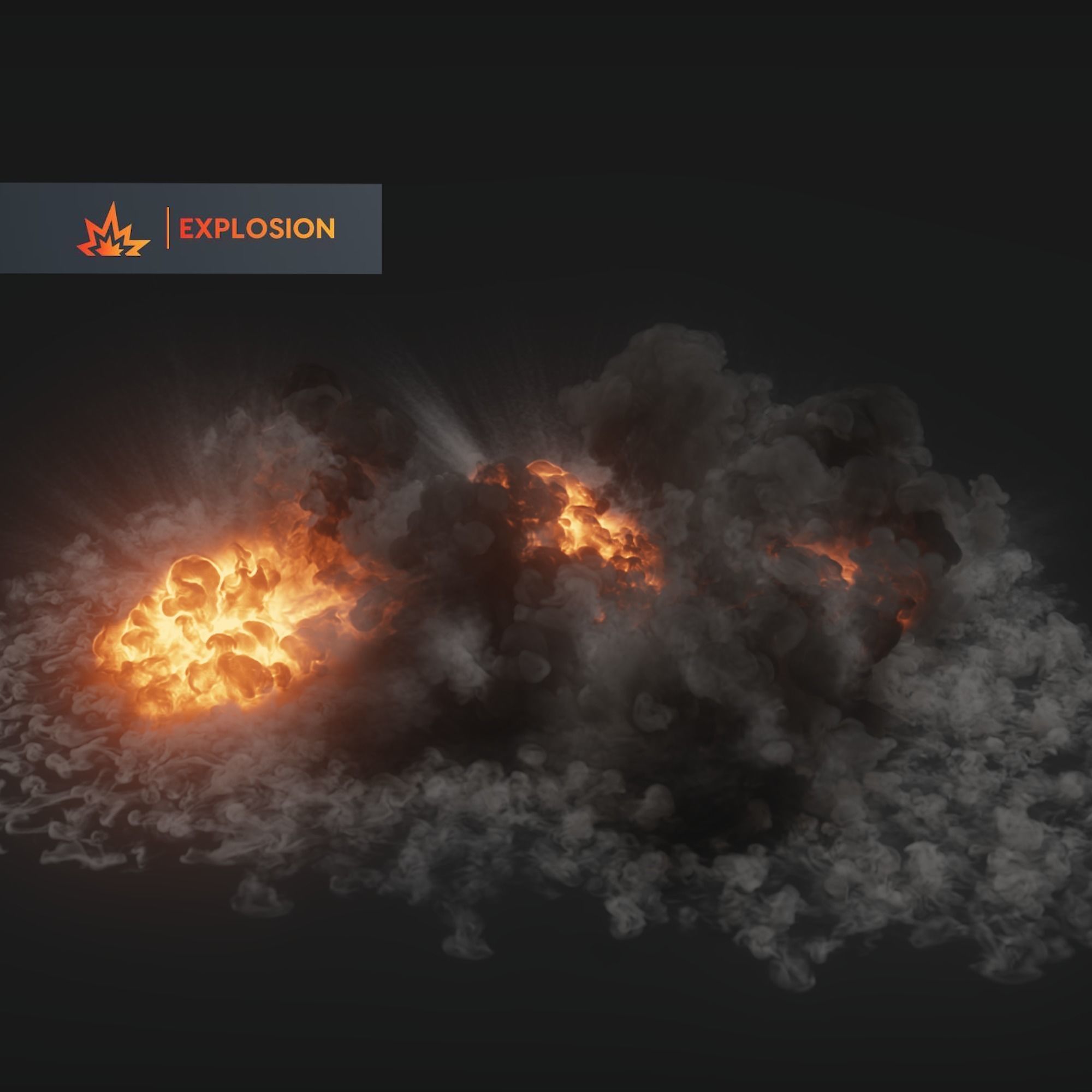 Airstrike Animation 3D model animated | CGTrader