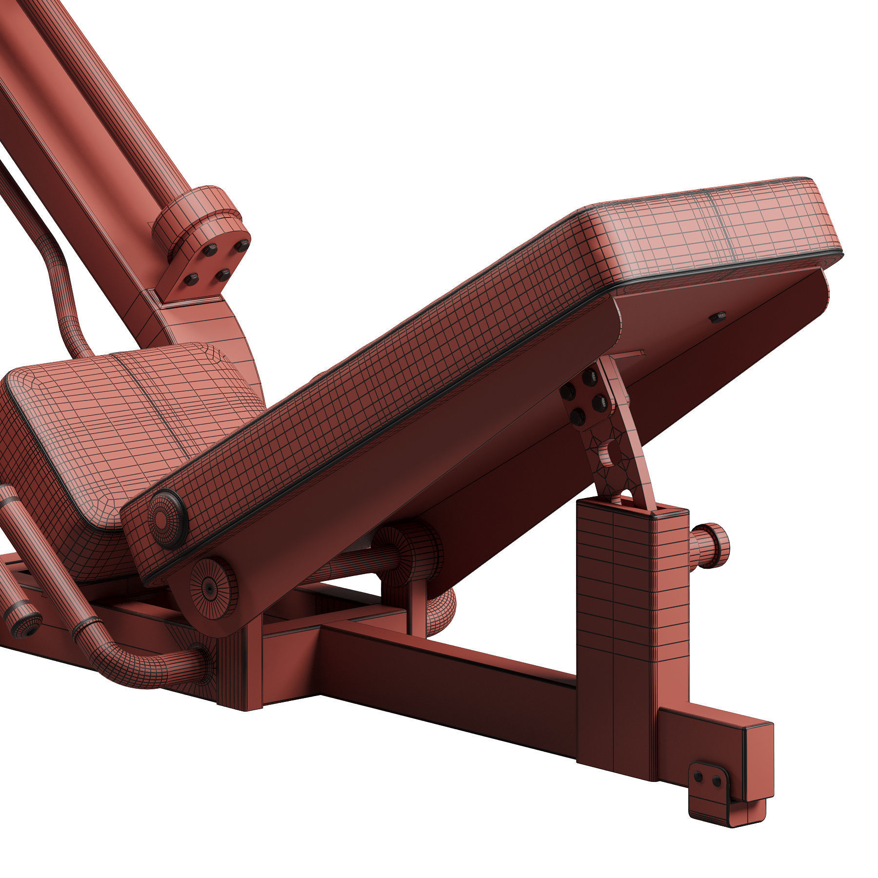 Pure Linear Leg Press 3D model | CGTrader