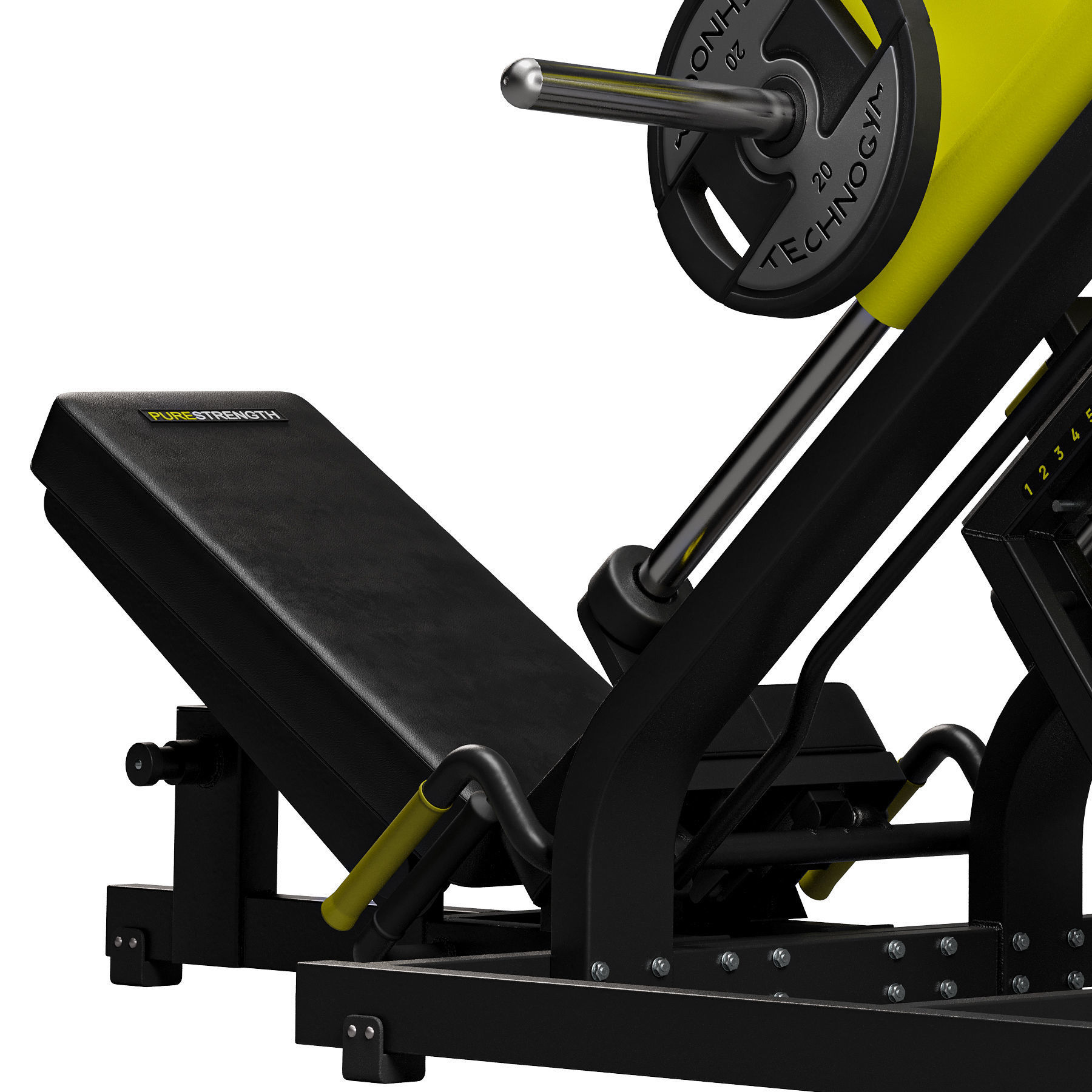 Pure Linear Leg Press 3D model | CGTrader