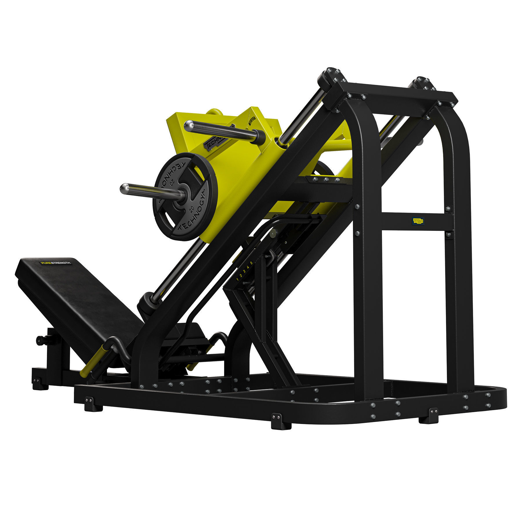 Pure Linear Leg Press 3D model | CGTrader