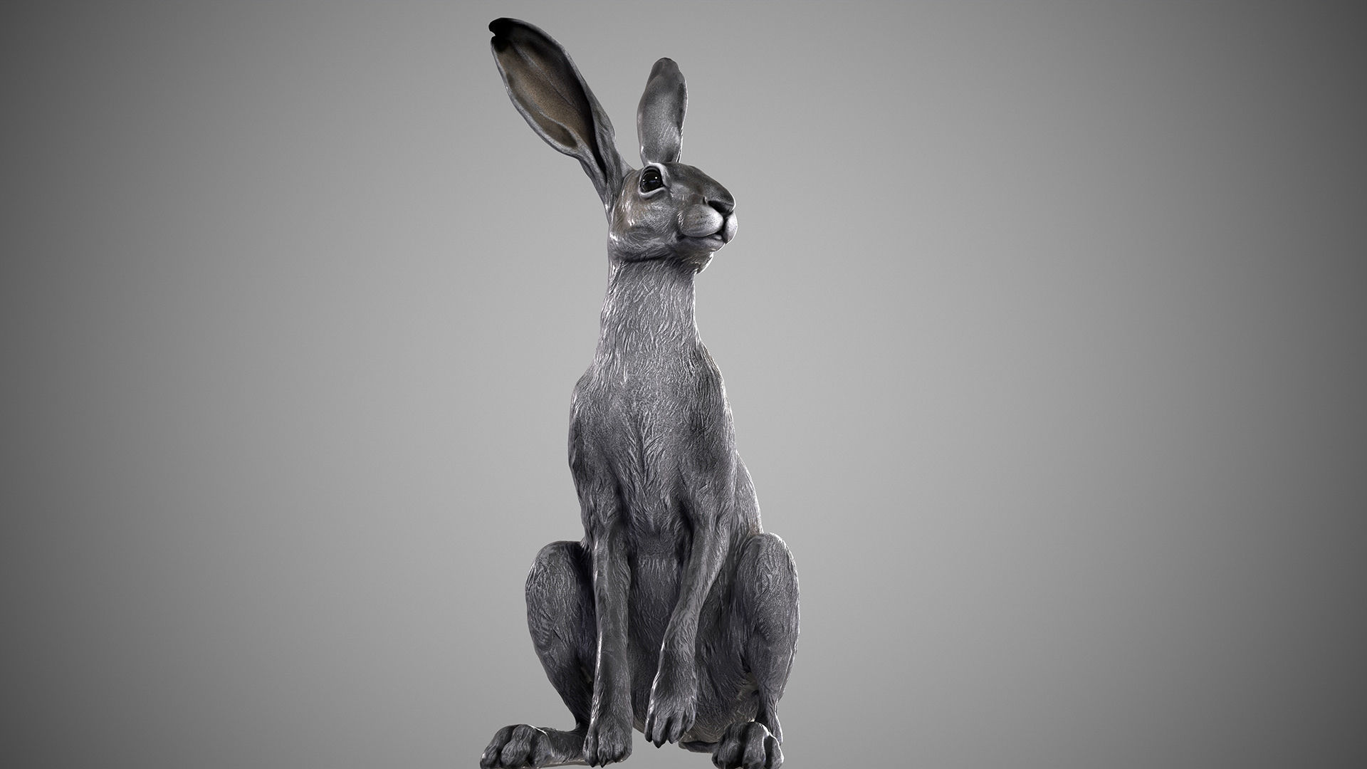 Hare - 3D Sculpting - High Poly 3D model 3D printable | CGTrader