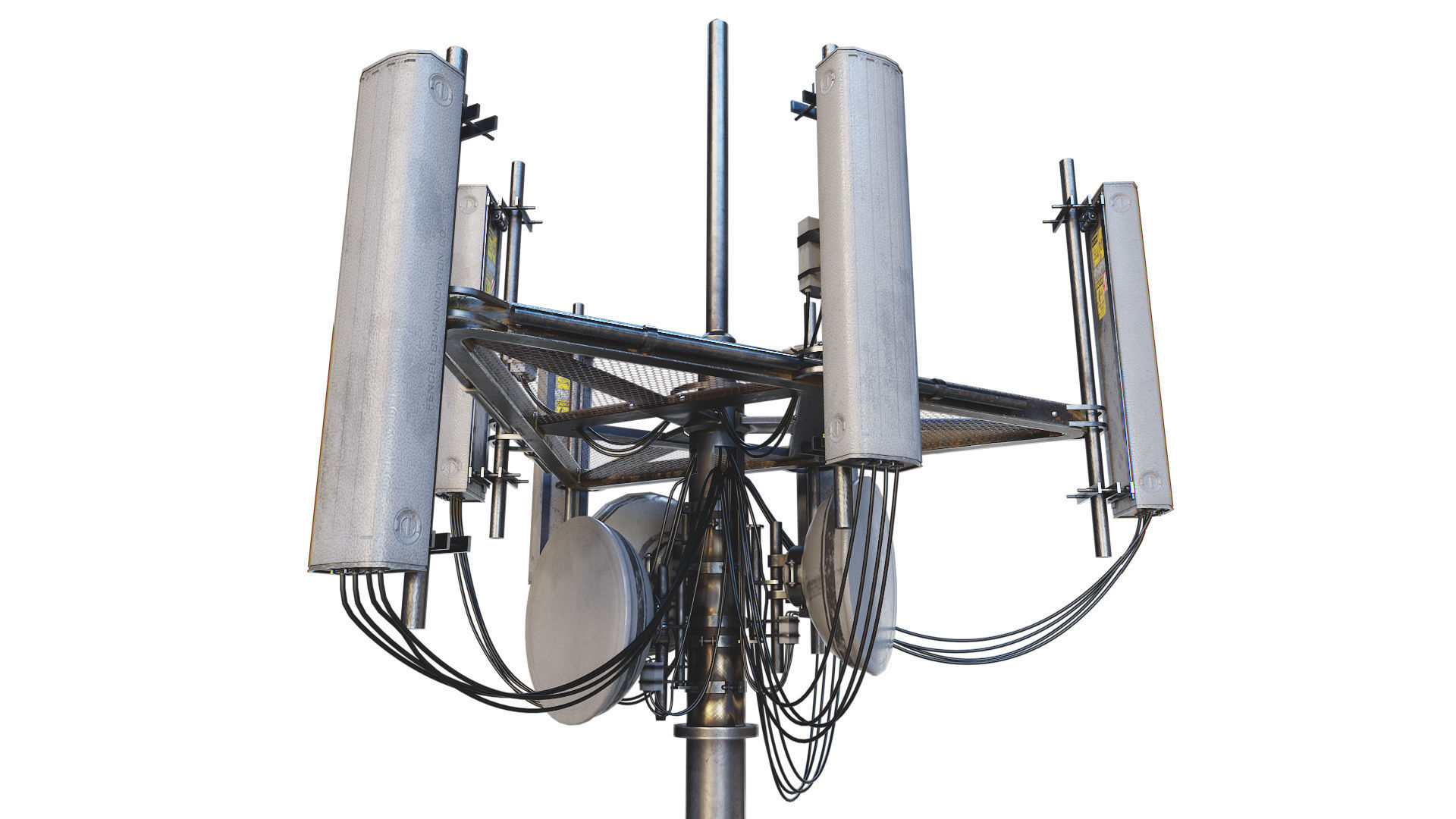 3D model MODULAR CELL TOWER EQUIPMENT VR / AR / low-poly | CGTrader