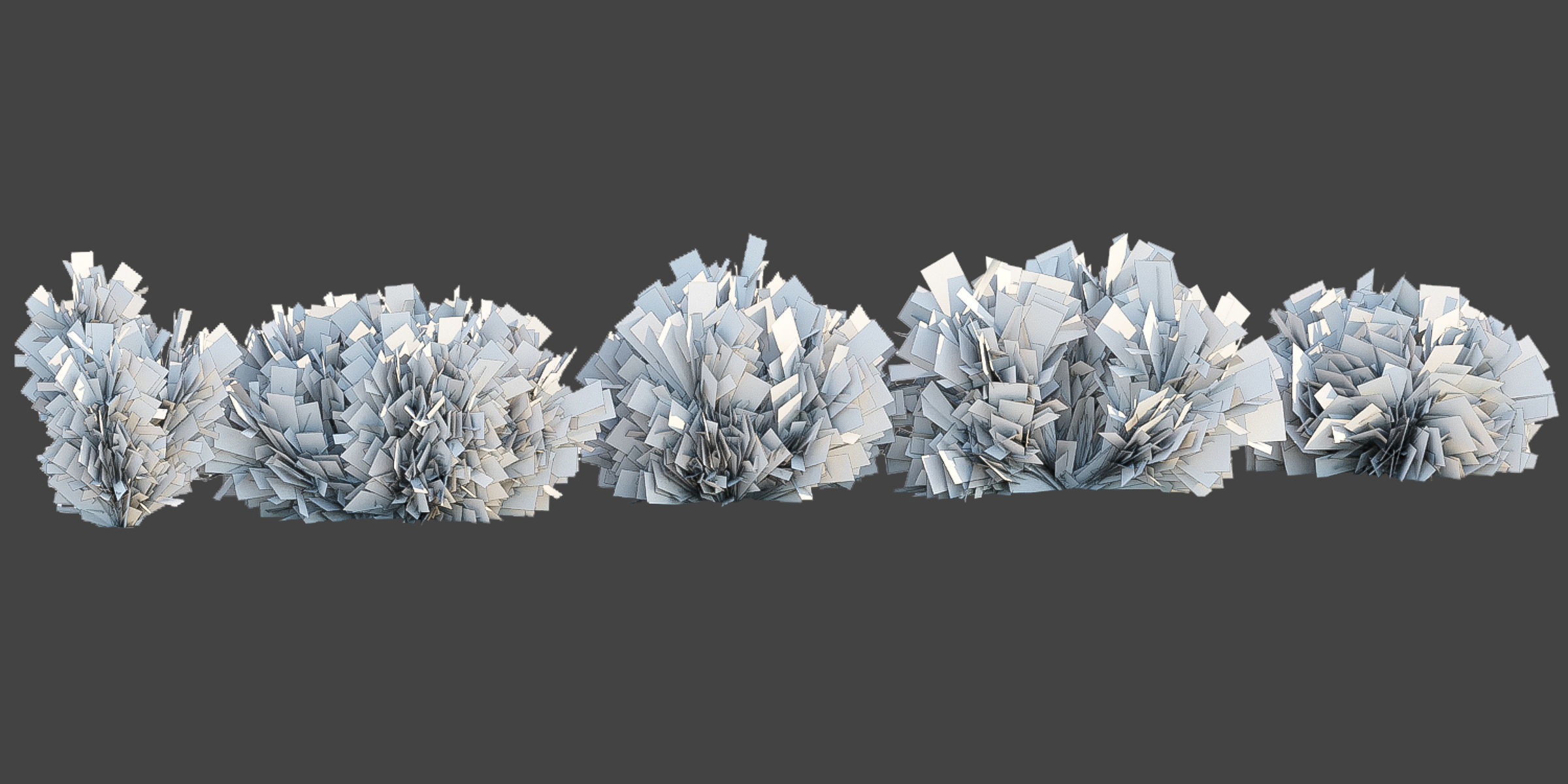 3D model Low Poly Desert Cotton Grass collection vol 212-Blender VR ...