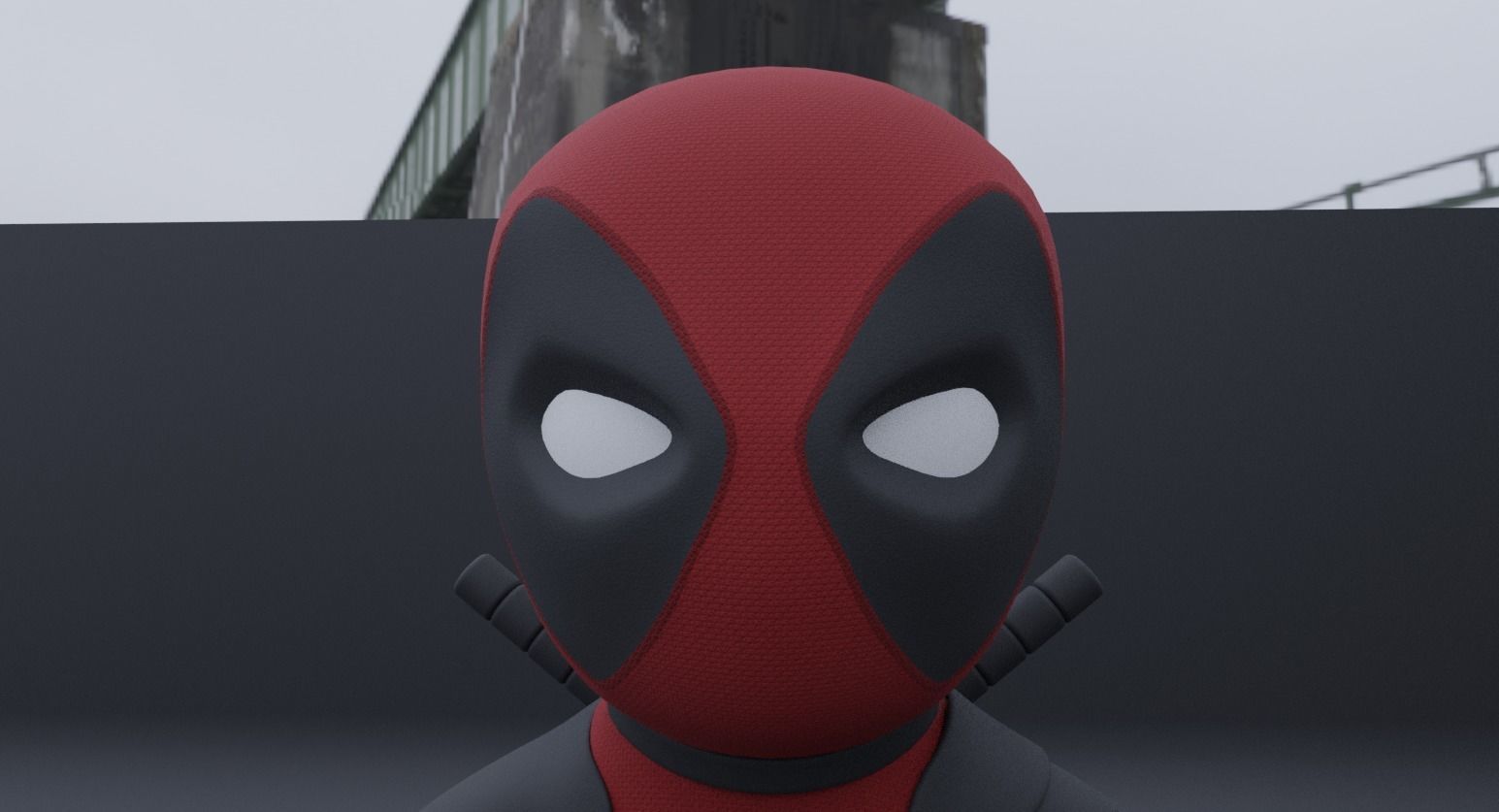 3D model Stylized Deadpool VR / AR / low-poly | CGTrader