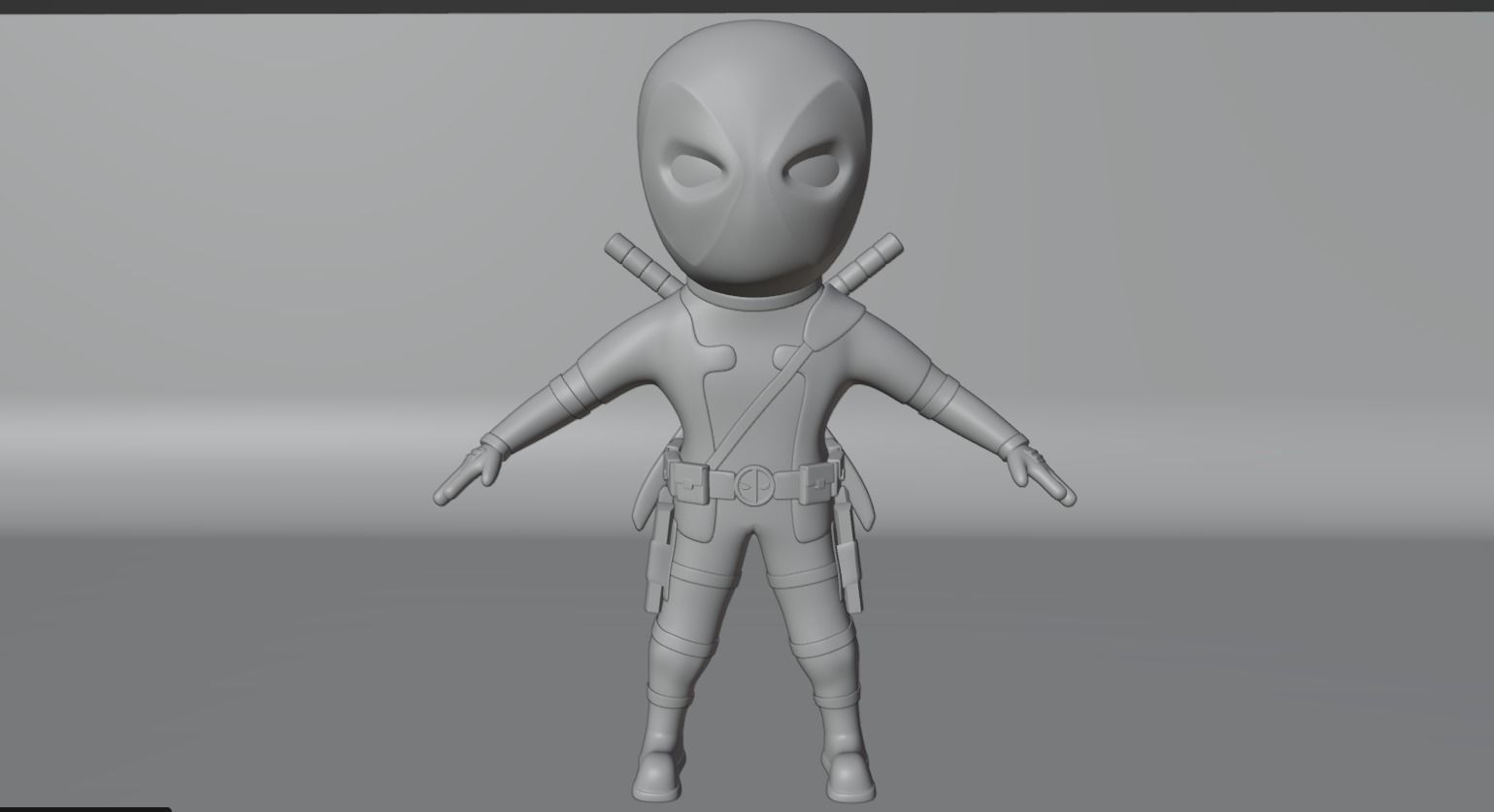 3D model Stylized Deadpool VR / AR / low-poly | CGTrader