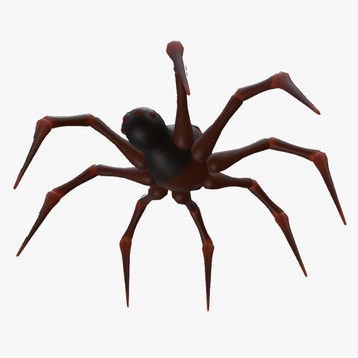 3D model Textured rigged and animated spider VR / AR / low-poly | CGTrader