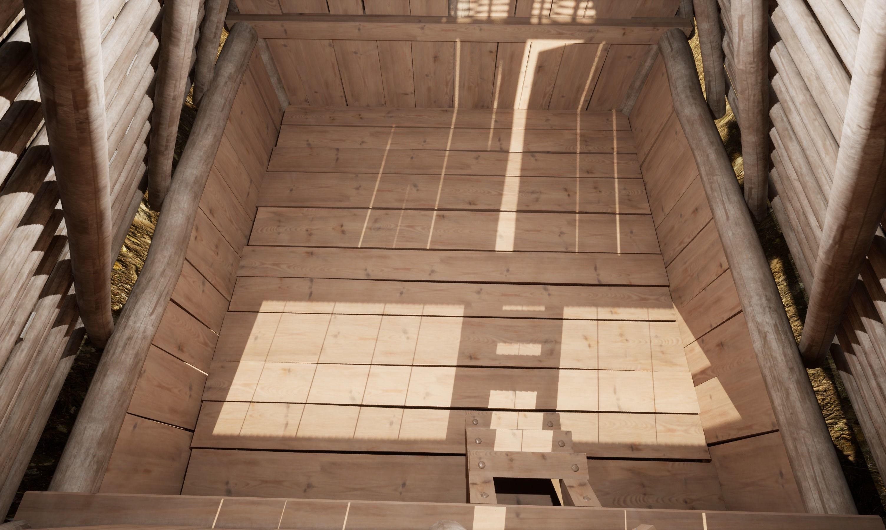 3D model Enterable medieval pit house VR / AR / low-poly | CGTrader