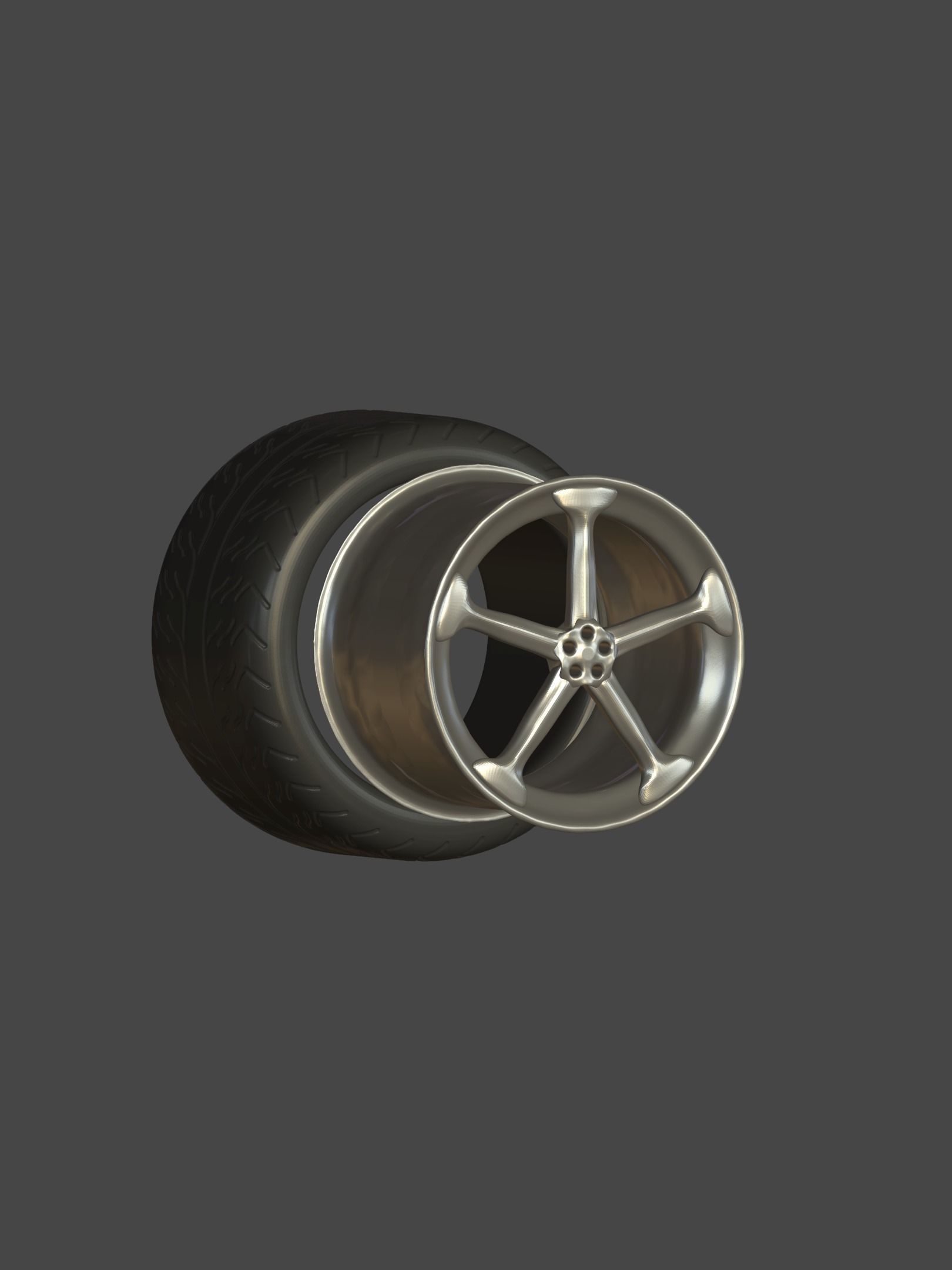 WHEELS CUSTOM MODEL CAR RIMS free 3D model 3D printable | CGTrader