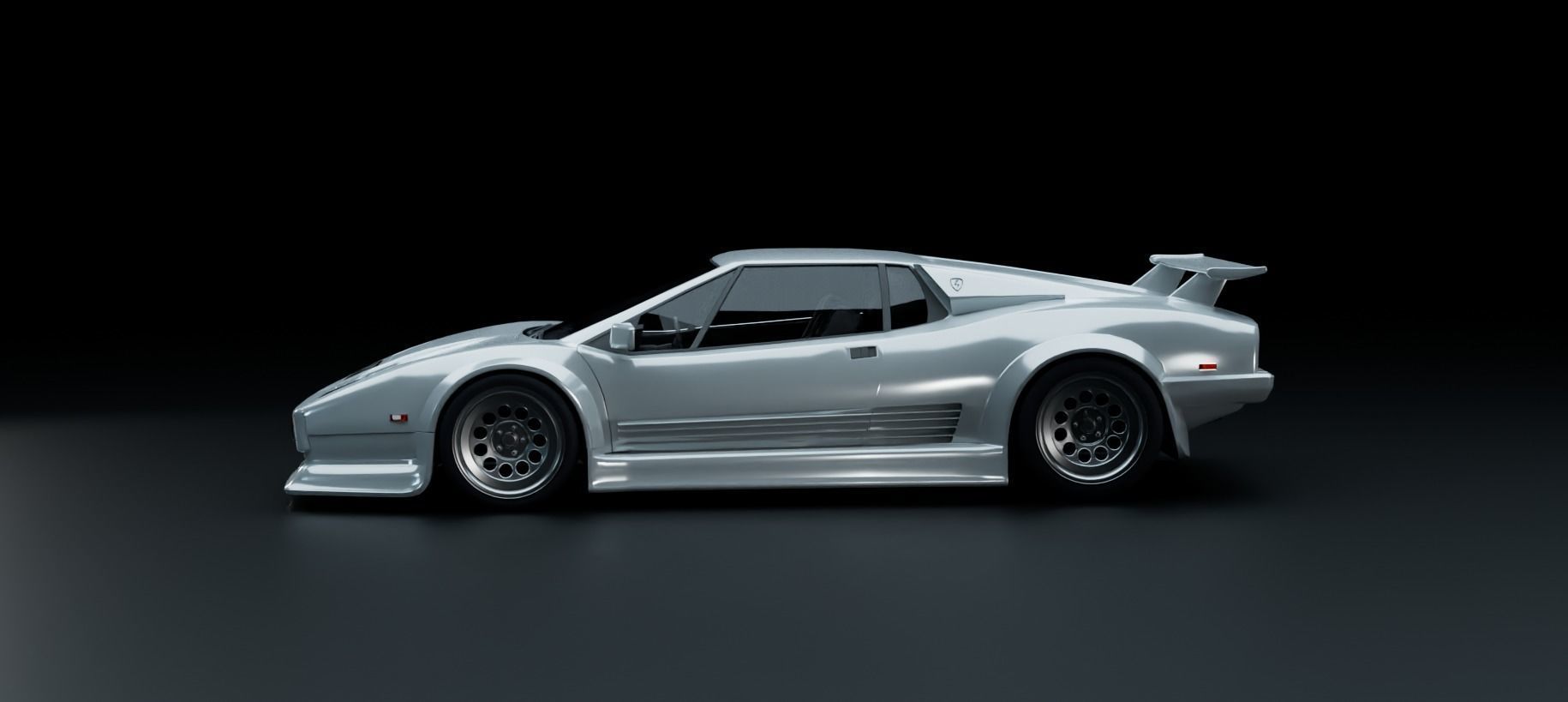 3D model 80s 90s generic facelifted supercar VR / AR / low-poly | CGTrader