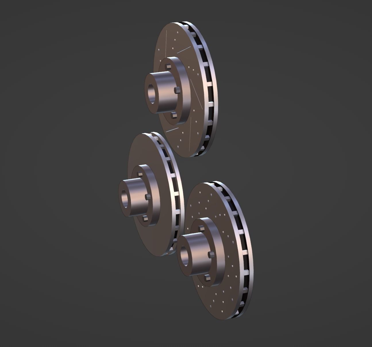 3D model Disk Brakes Pack VR / AR / low-poly | CGTrader