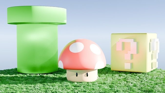 Super Mario Bros 3D model | CGTrader