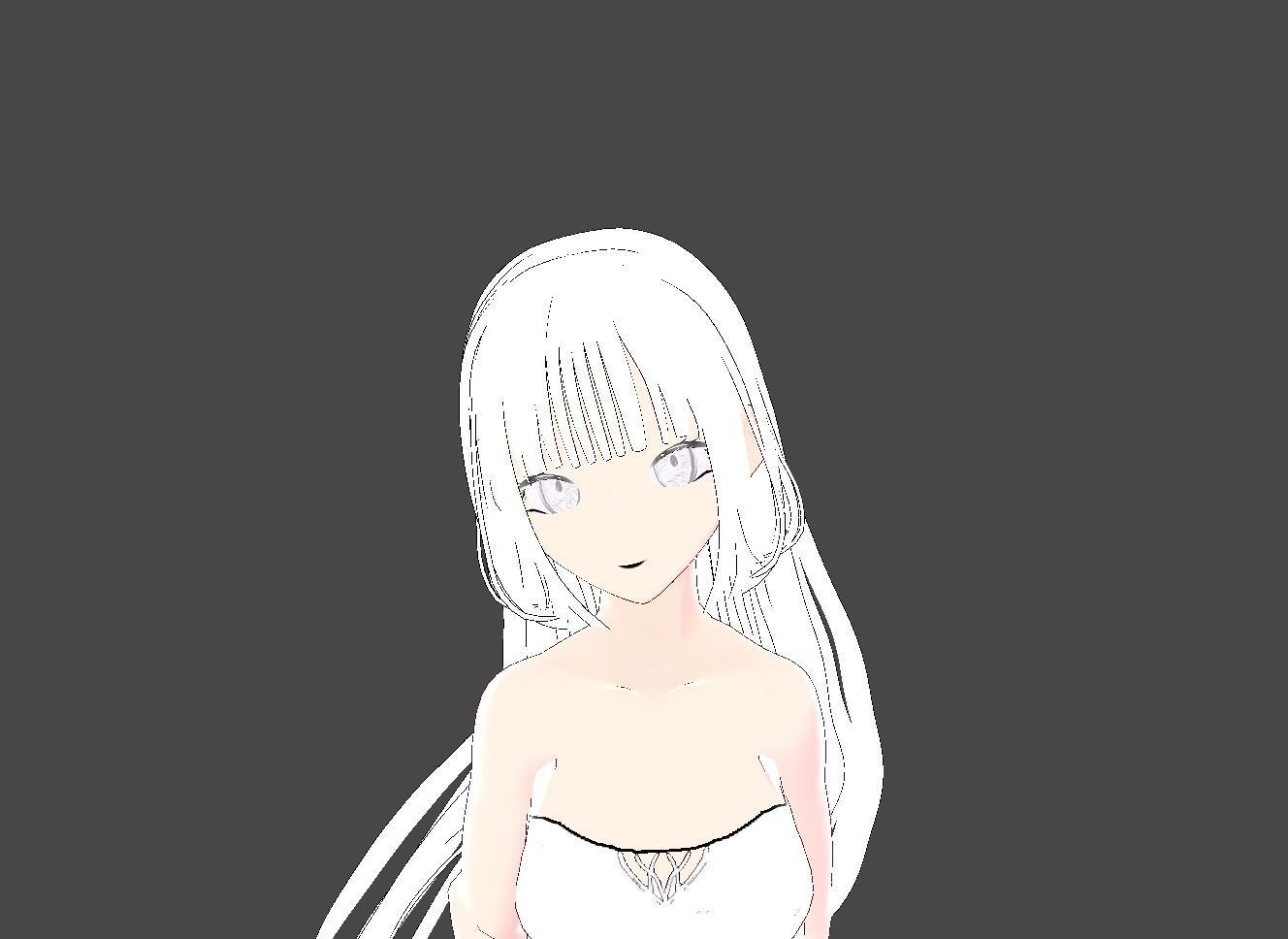 Model White Angel 1 Fictional Person Free 3d Model Animated Rigged
