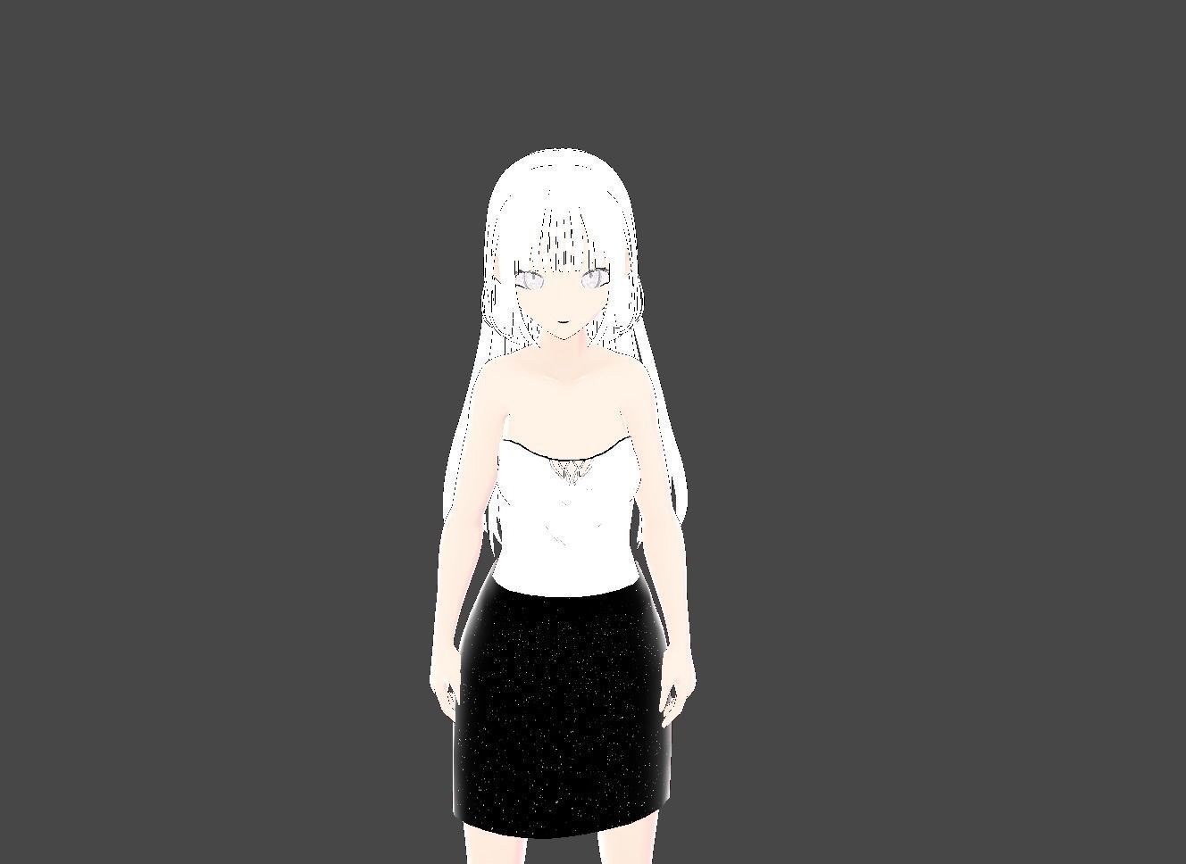 Model White Angel 1 Fictional Person Free 3d Model Animated Rigged