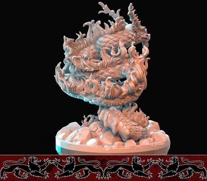 Asian Dragon 3D Printing Creation 3D model 3D printable | CGTrader