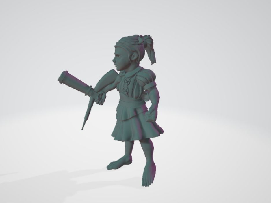 Bioshock Little Sister 3D Print Model 3D model 3D printable | CGTrader