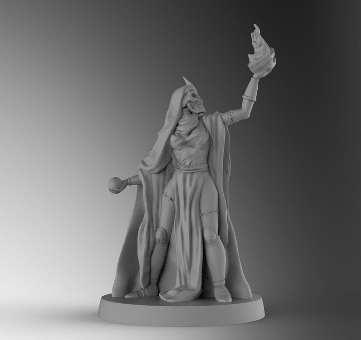 Black Omen 3D Printing Creation 3D model 3D printable | CGTrader