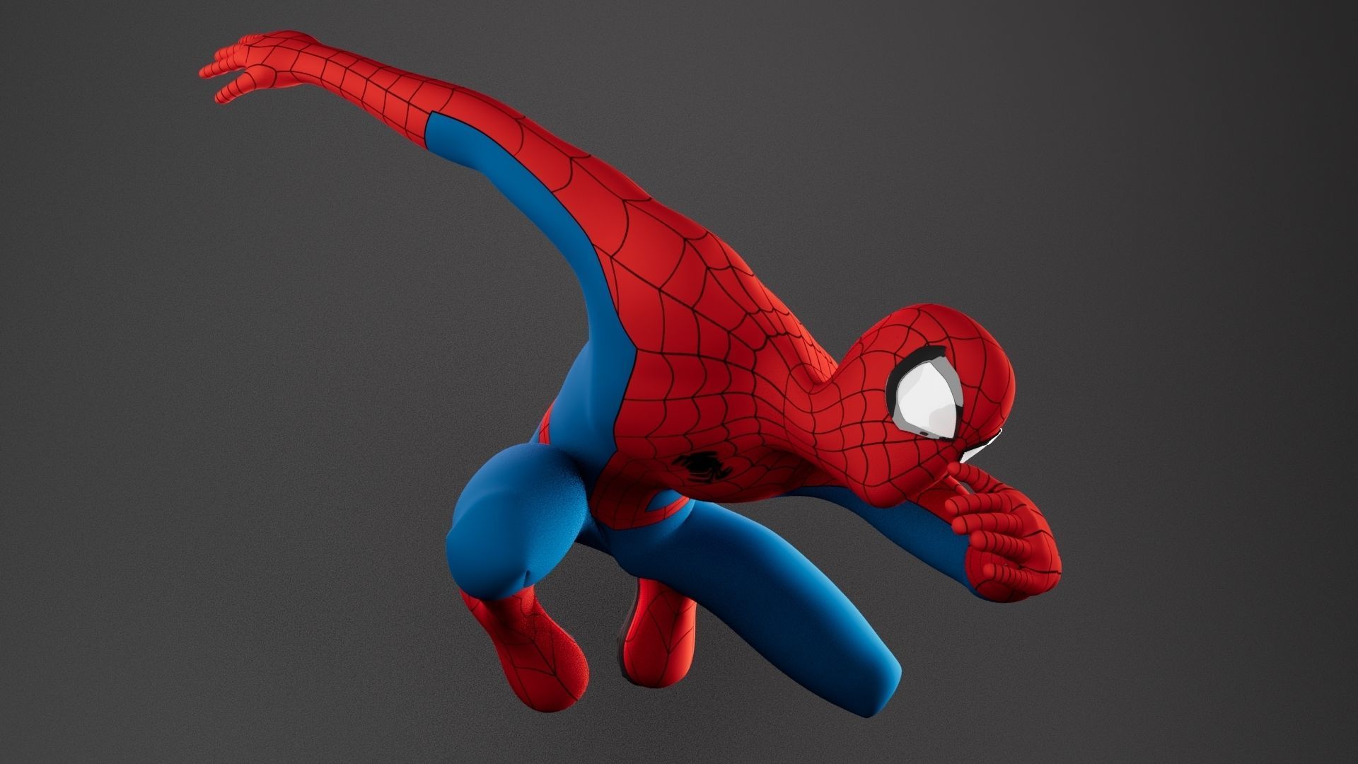 THE AMAZING SPIDER-MAN Maya free 3D model rigged | CGTrader