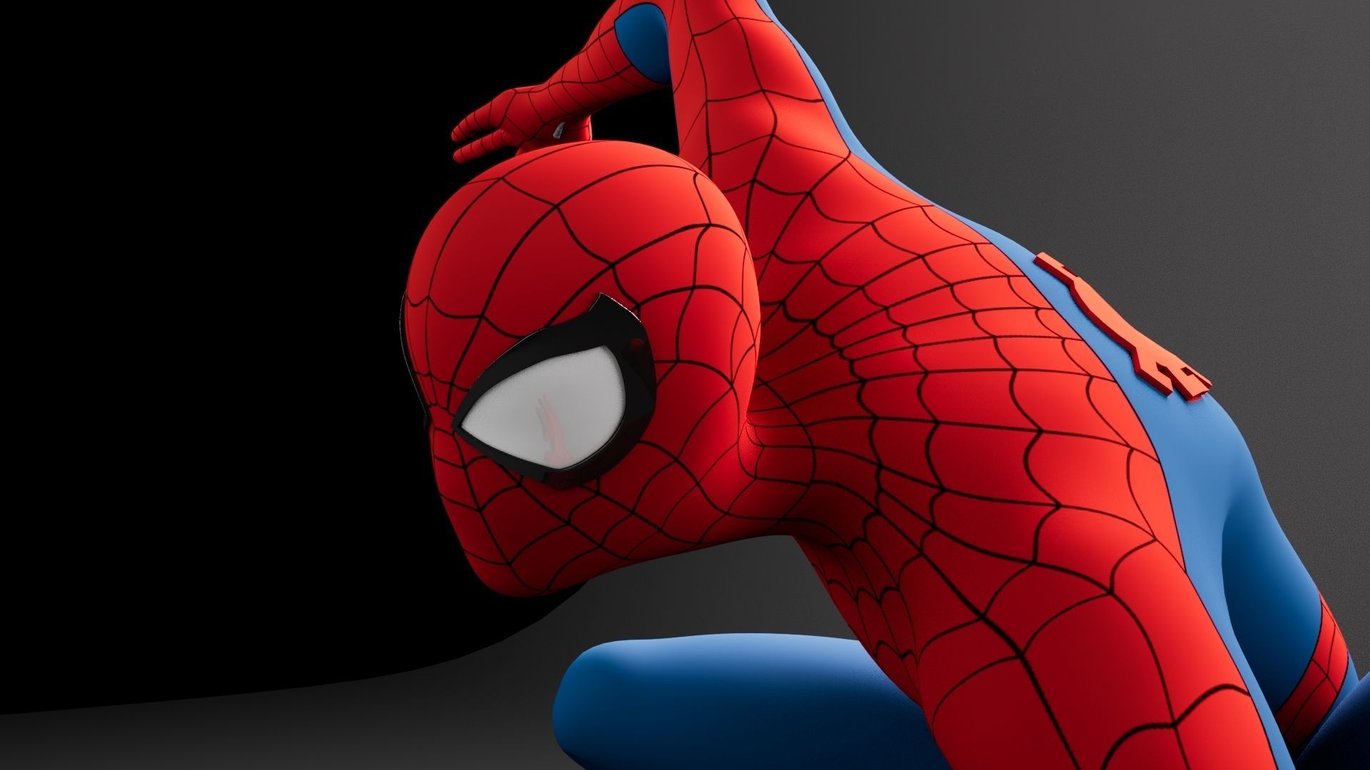 THE AMAZING SPIDER-MAN Maya free 3D model rigged | CGTrader
