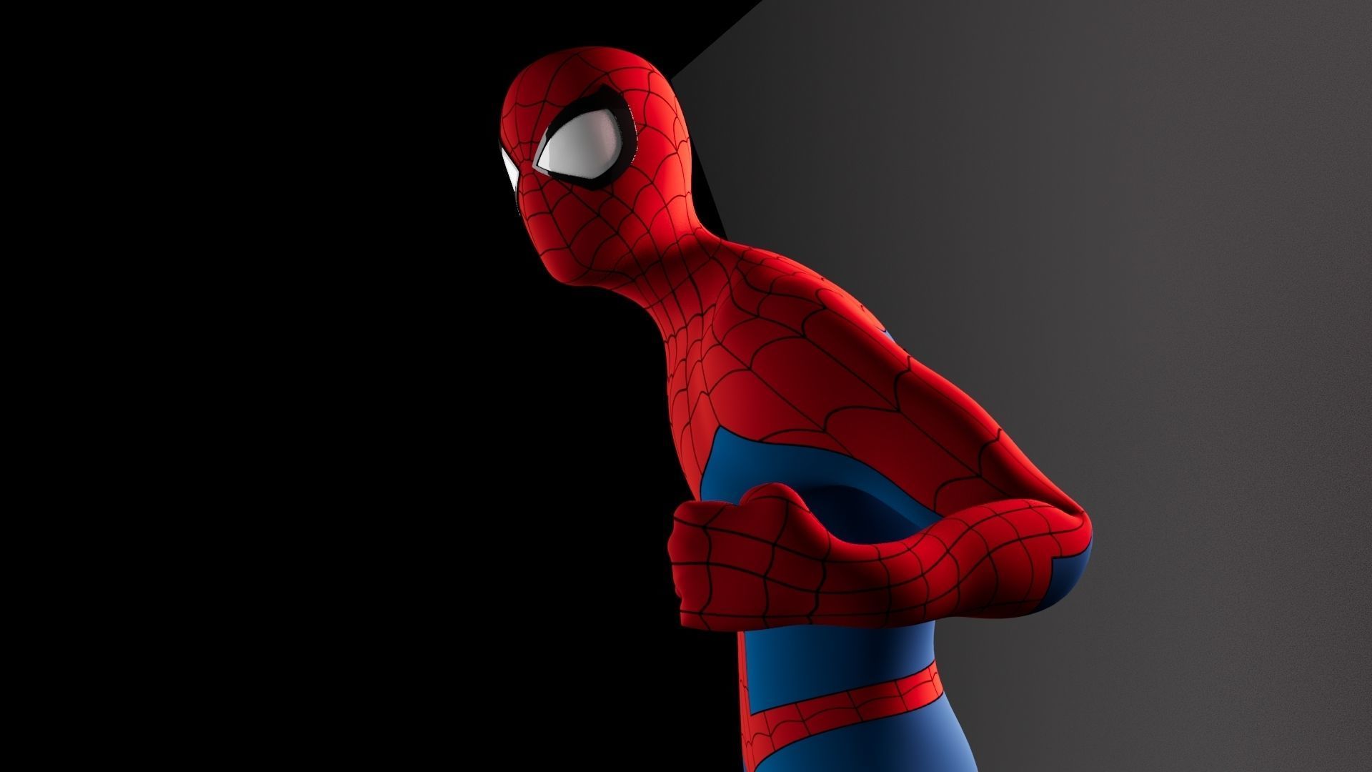 THE AMAZING SPIDER-MAN Maya free 3D model rigged | CGTrader