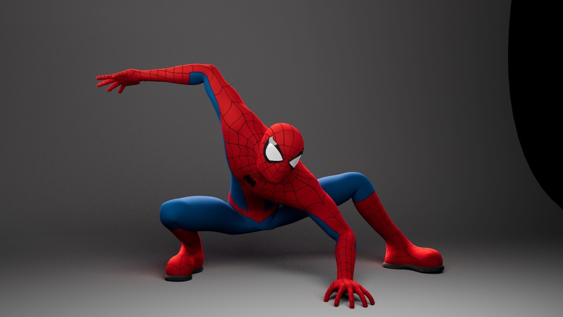 THE AMAZING SPIDER-MAN Maya free 3D model rigged | CGTrader