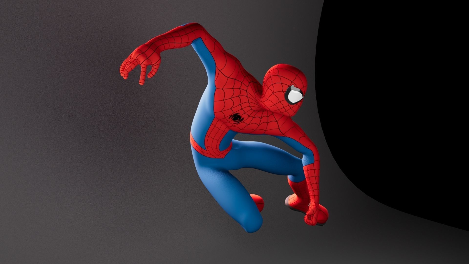 THE AMAZING SPIDER-MAN Maya free 3D model rigged | CGTrader