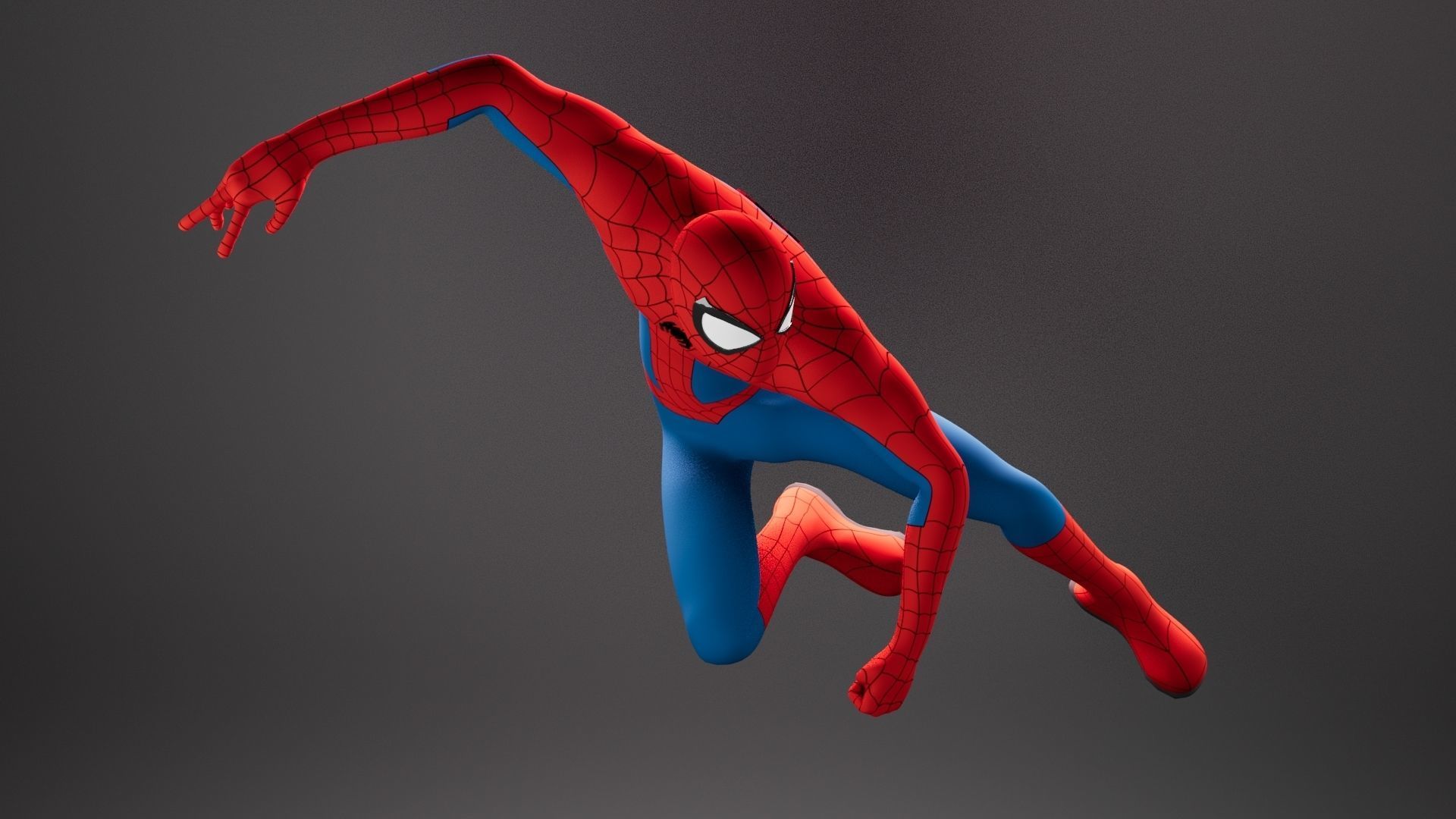 THE AMAZING SPIDER-MAN Maya free 3D model rigged | CGTrader