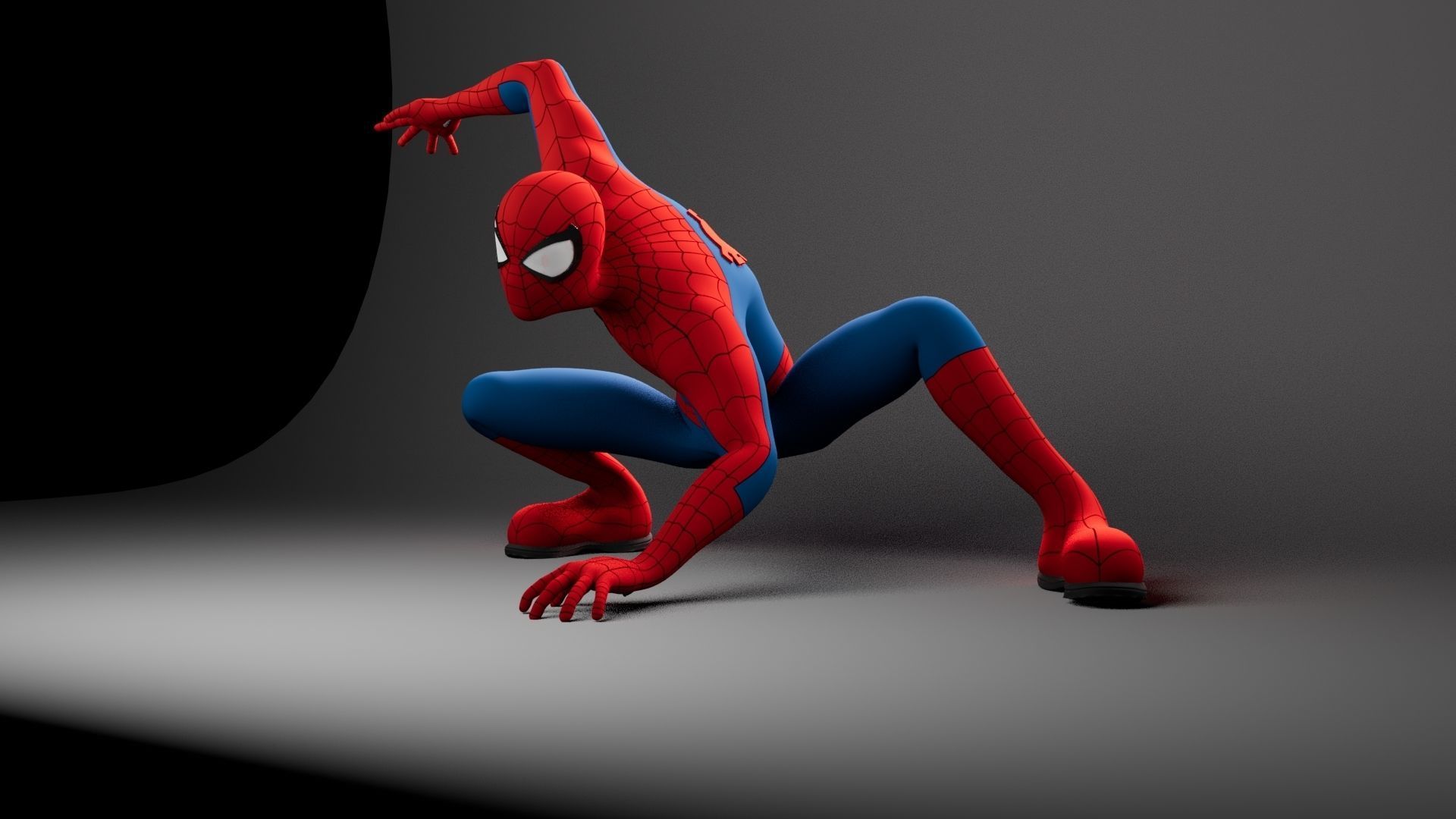 THE AMAZING SPIDER-MAN Maya free 3D model rigged | CGTrader
