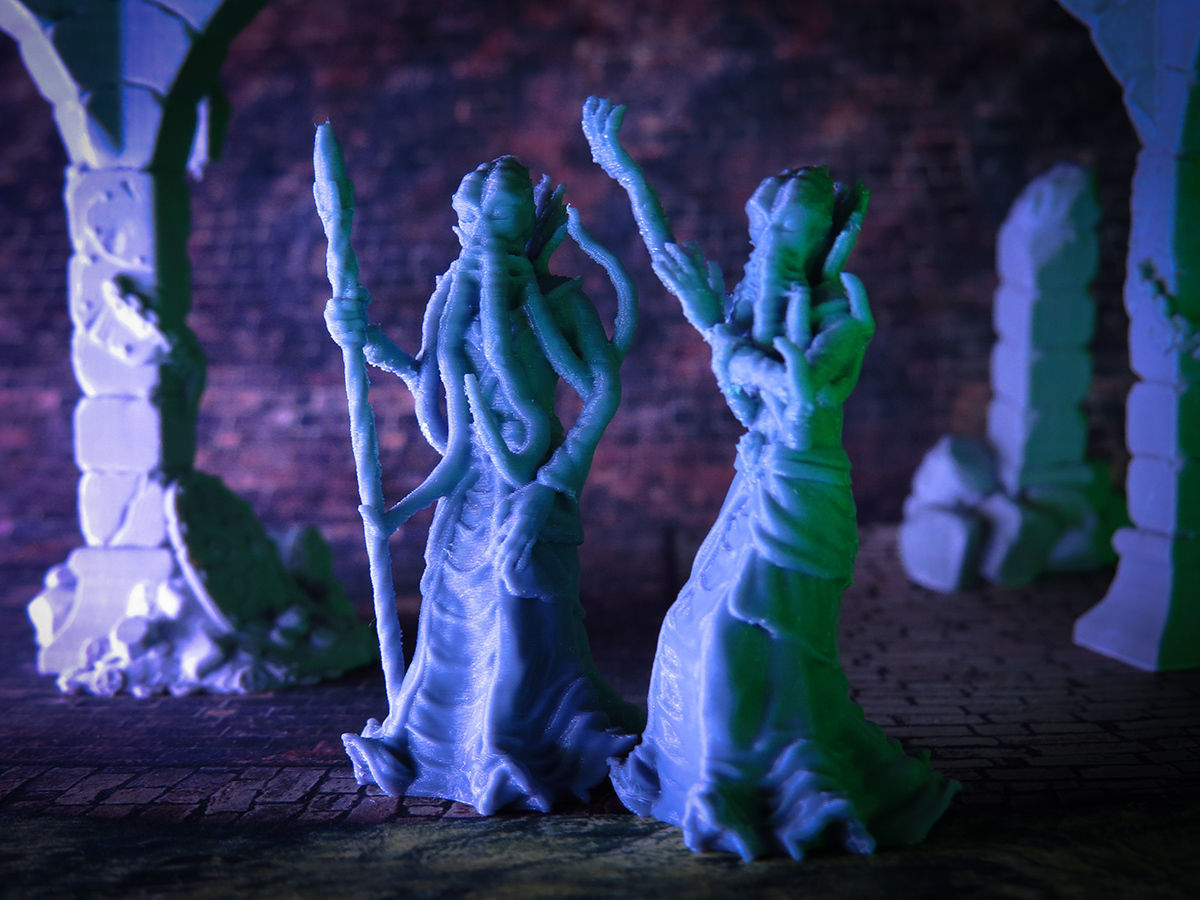 Miniatures Mind Flayers 3D Print Models 3D model 3D printable | CGTrader