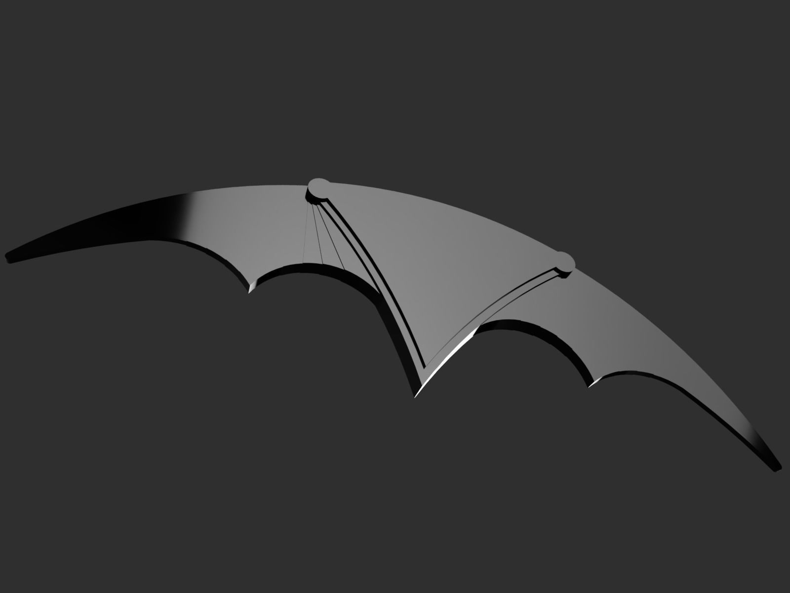 1992 Batman Returns Remote Batarang 3D model 3D printable | CGTrader