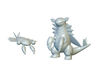 PACK 5 FOSSIL POKEMON ANORITH ARMALDO KABUTOPS AERODACTYL 3D model 3D ...