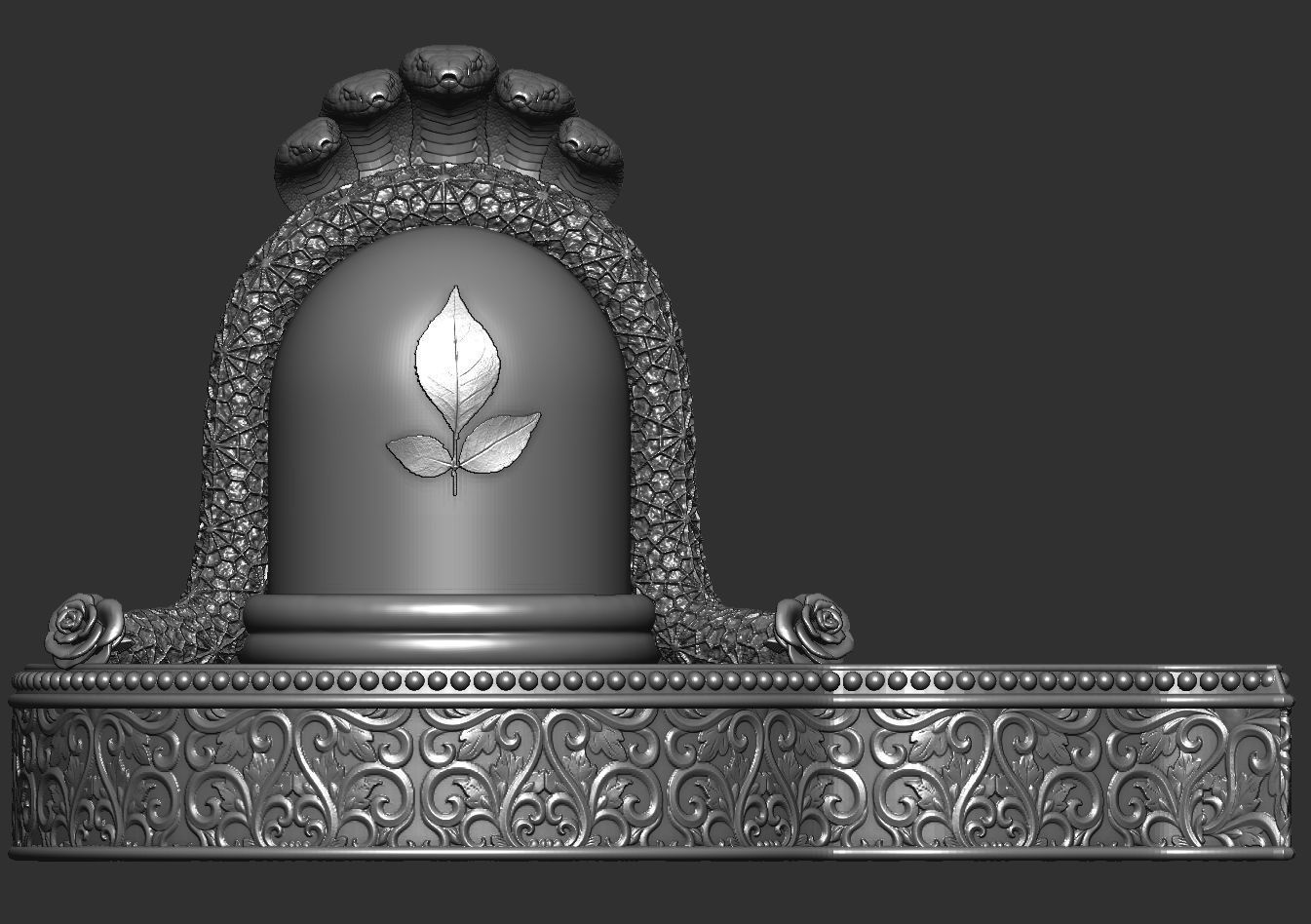 somnath jyotirling 3D model 3D printable | CGTrader