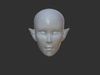 Elf face base free 3D model 3D printable | CGTrader