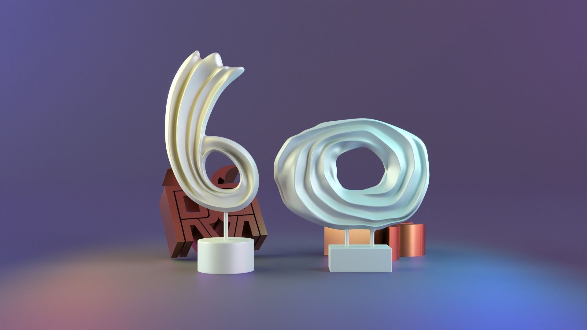 Parametric statue desktop decor 3D model 3D printable | CGTrader