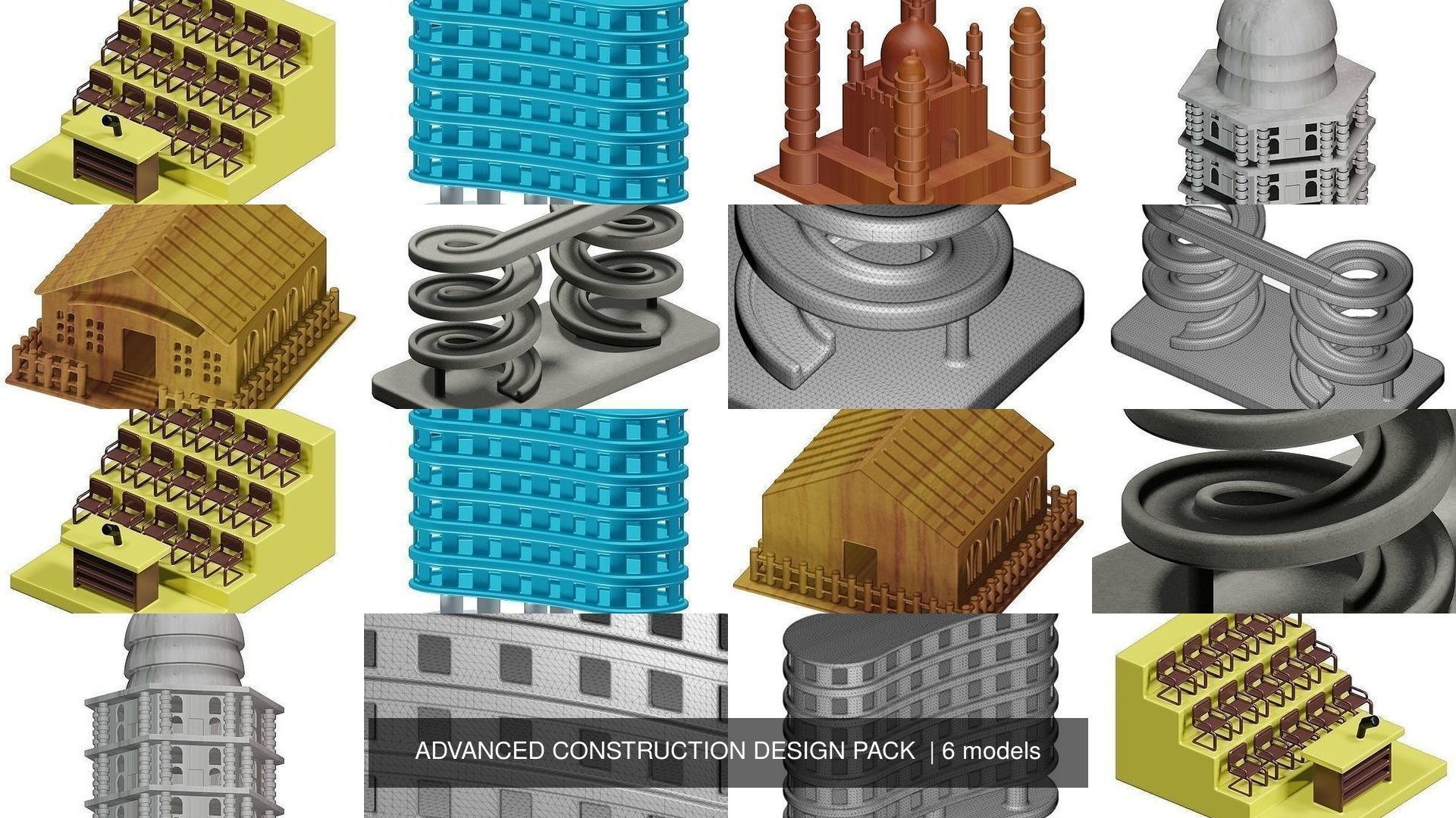 ADVANCED CONSTRUCTION DESIGN PACK 3D Model Collection | CGTrader