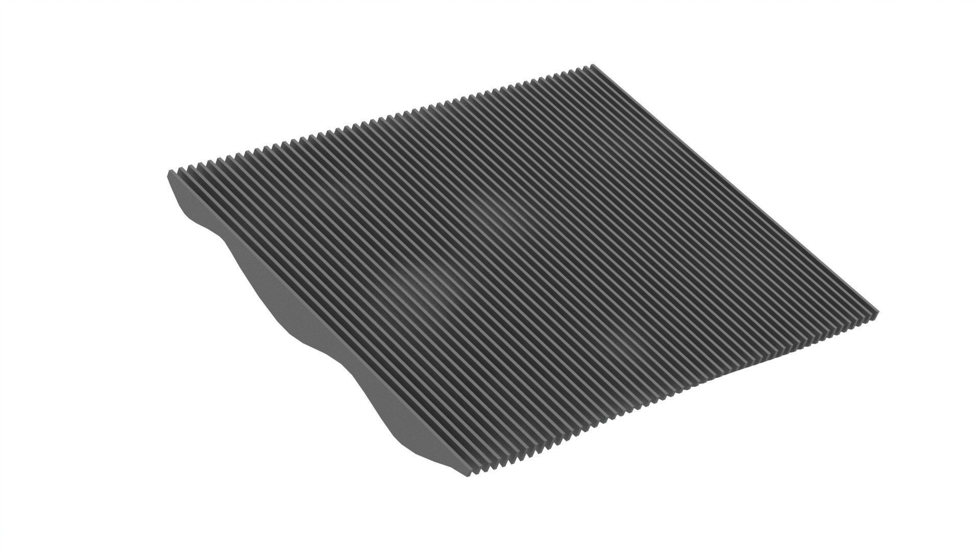 Decorative overlay wave 3D model 3D printable | CGTrader