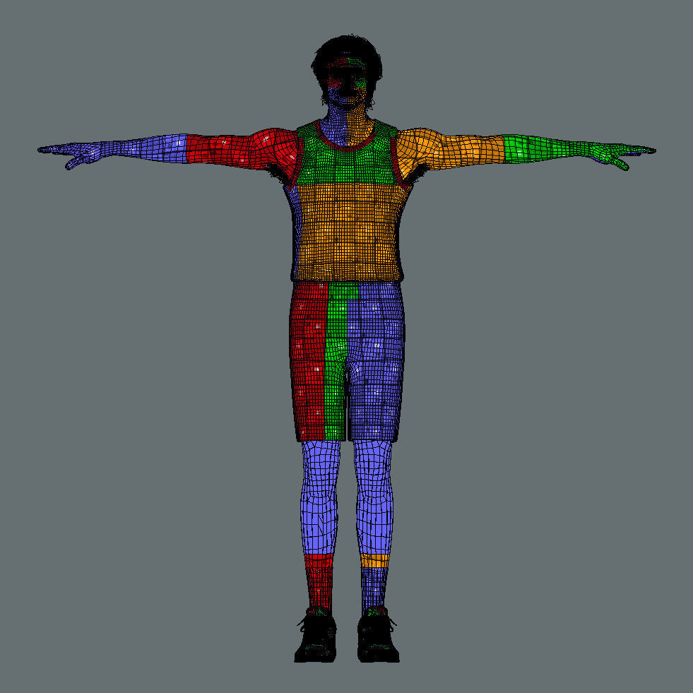 T-Pose Yuta Watanabe Phoenix Suns 23-24 3D model animated rigged | CGTrader