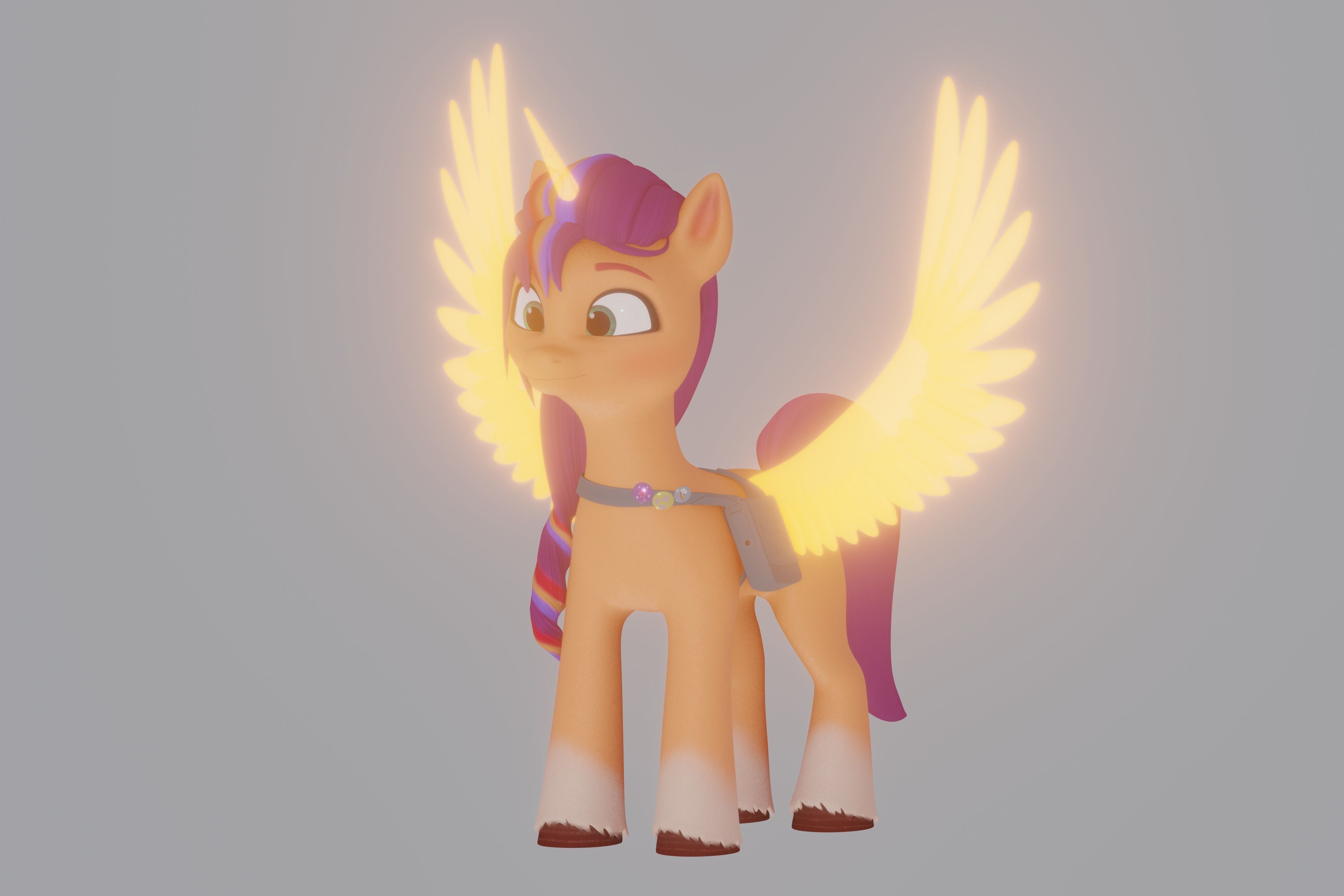 G5 Ponies free 3D model rigged | CGTrader