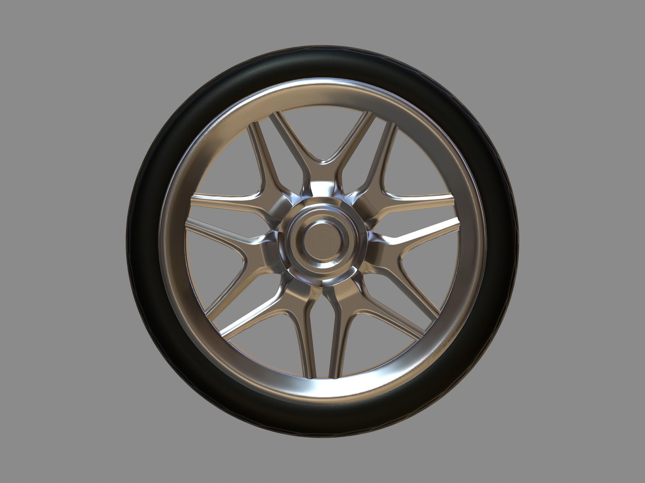 4 PACK WHEELS CUSTOM MODEL CAR RIMS WITH TIRE free 3D model 3D ...