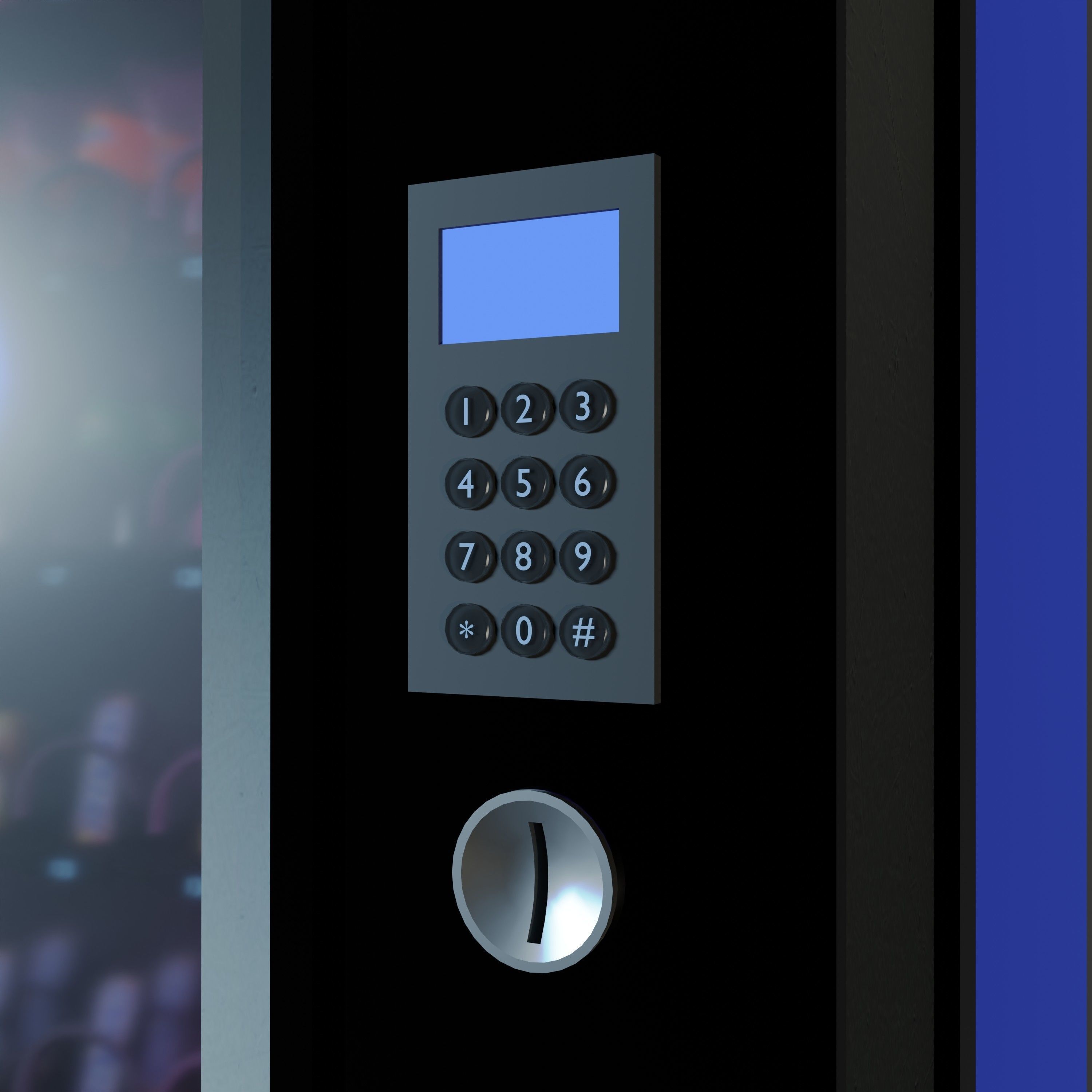 3D model Realistic Vending machine Low-poly 3D model VR / AR / low-poly ...