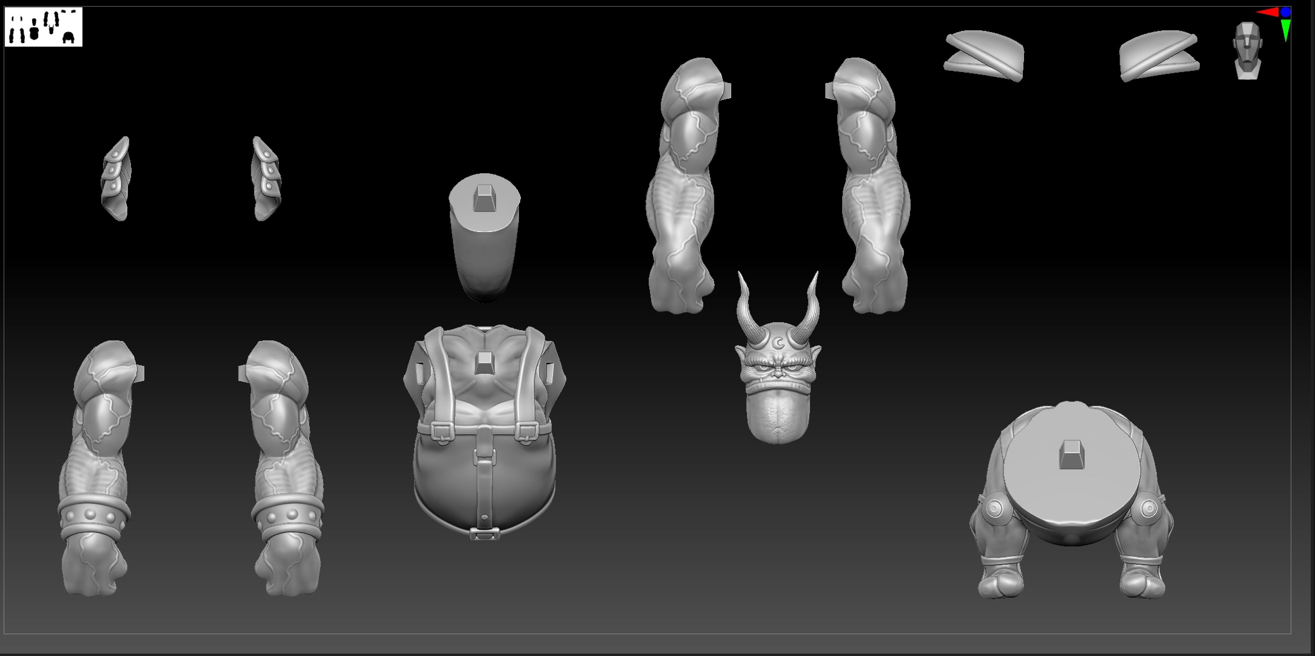 AMOK 3D MODEL PRINT - LUNATACS - THUNDERCATS 3D model 3D printable ...