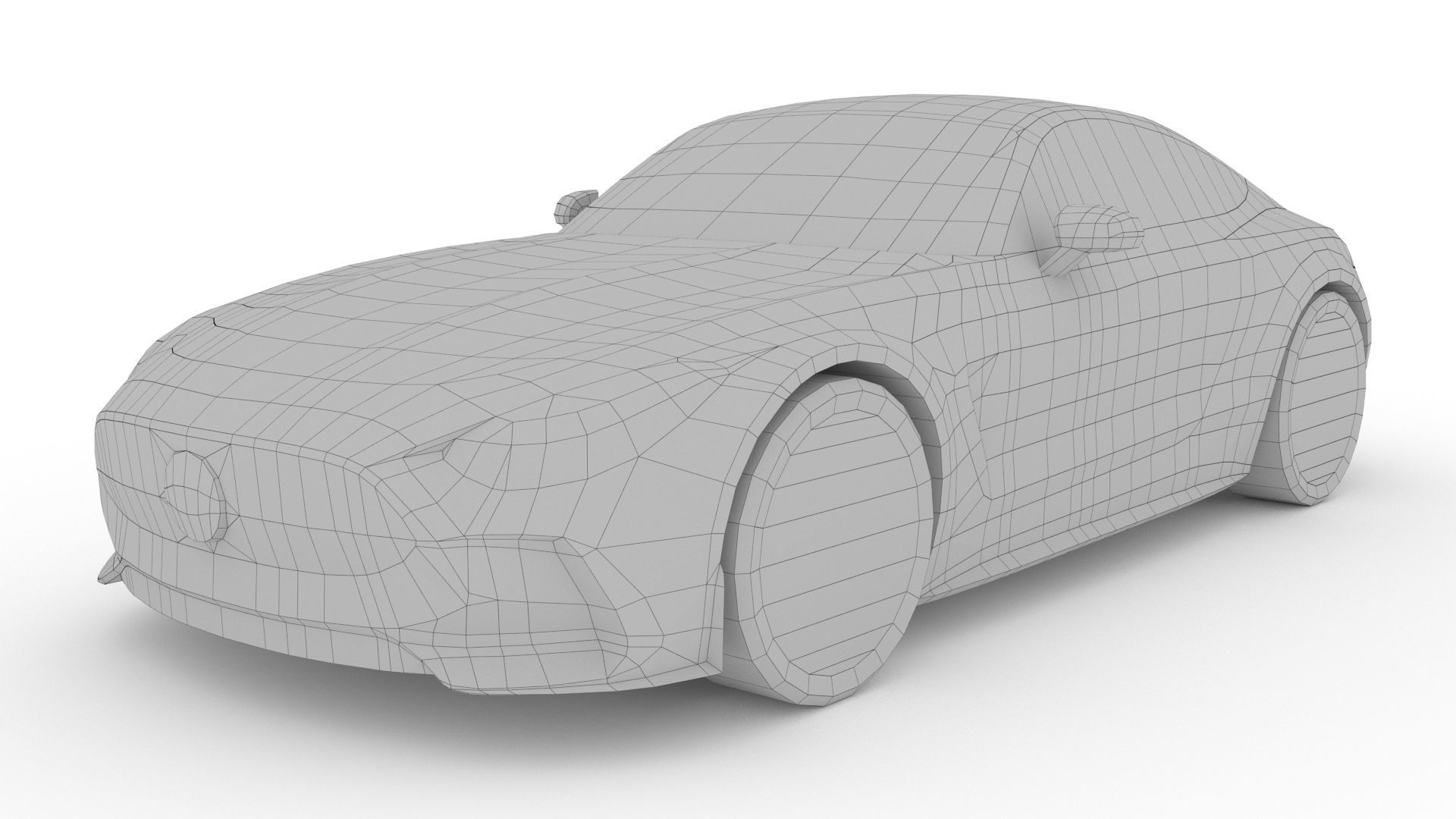 3D model Mercedes-Benz AMG GT Coupe 2024 VR / AR / low-poly | CGTrader