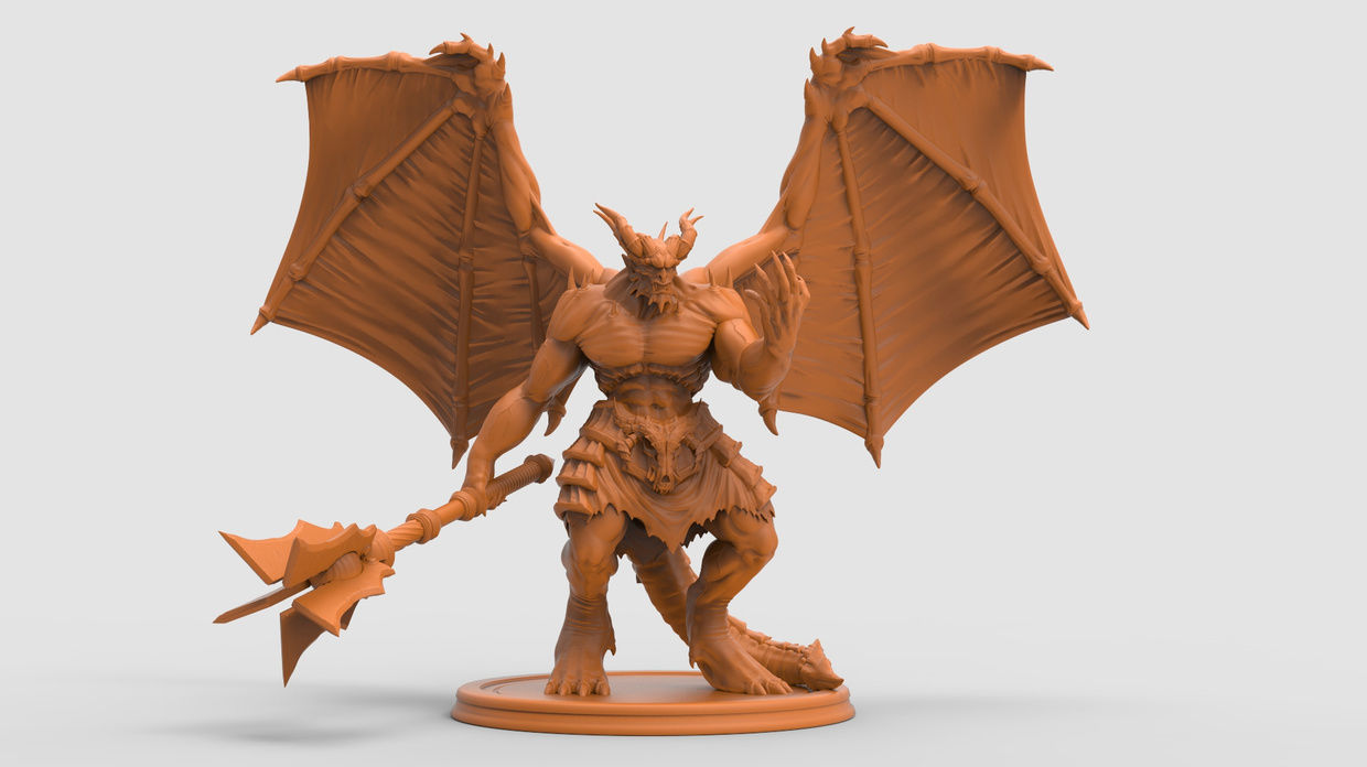 Pit Fiend 3D Printing Creation 3D model 3D printable | CGTrader