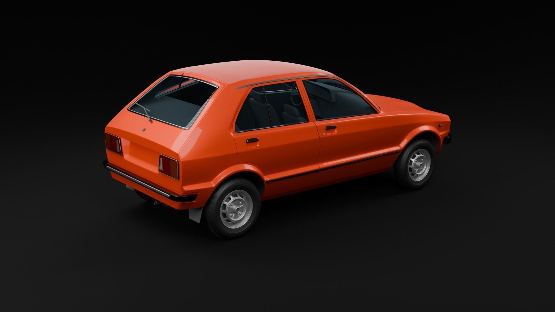 Daihatsu Charade 1977 3D model | CGTrader