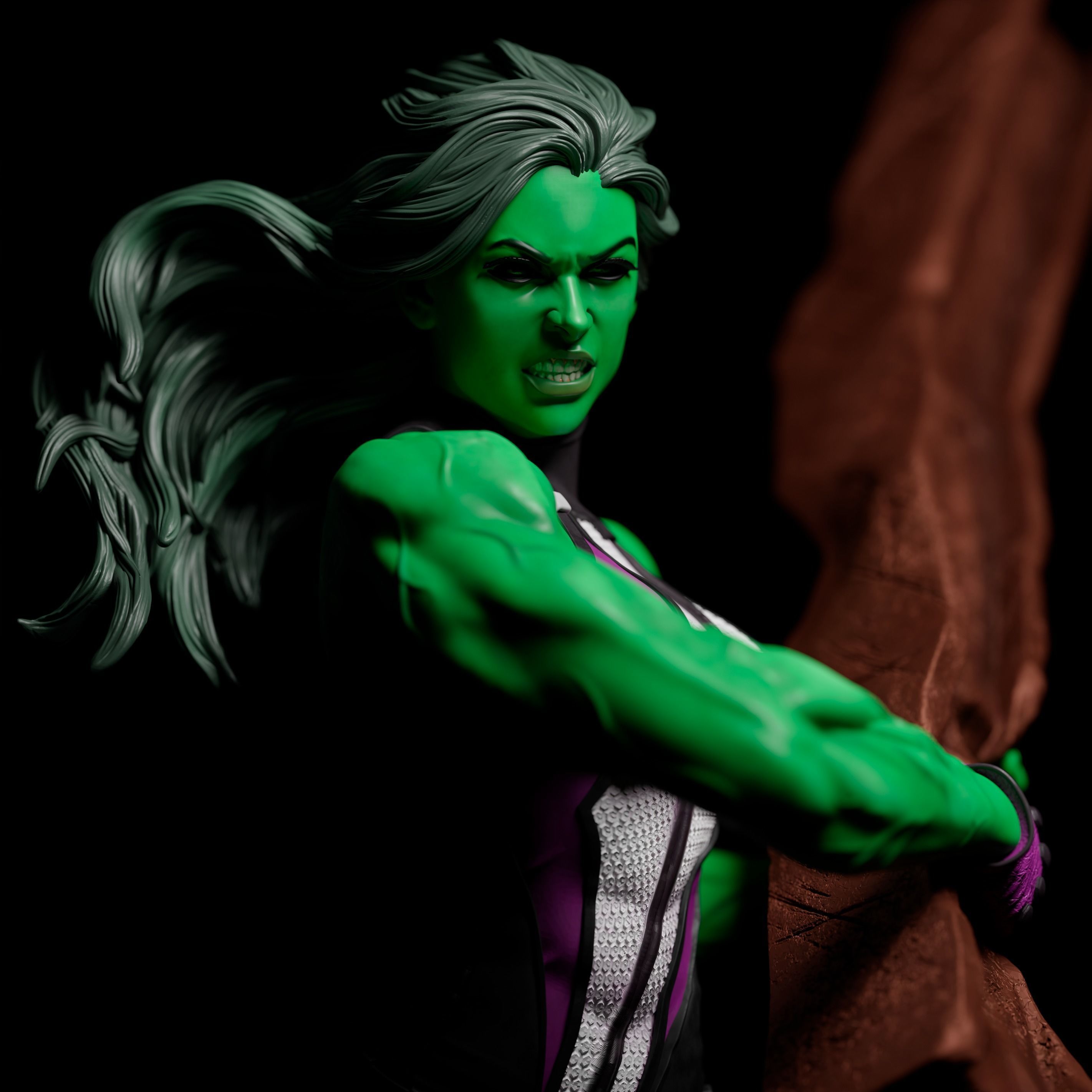 She hulk statue 3D model 3D printable | CGTrader