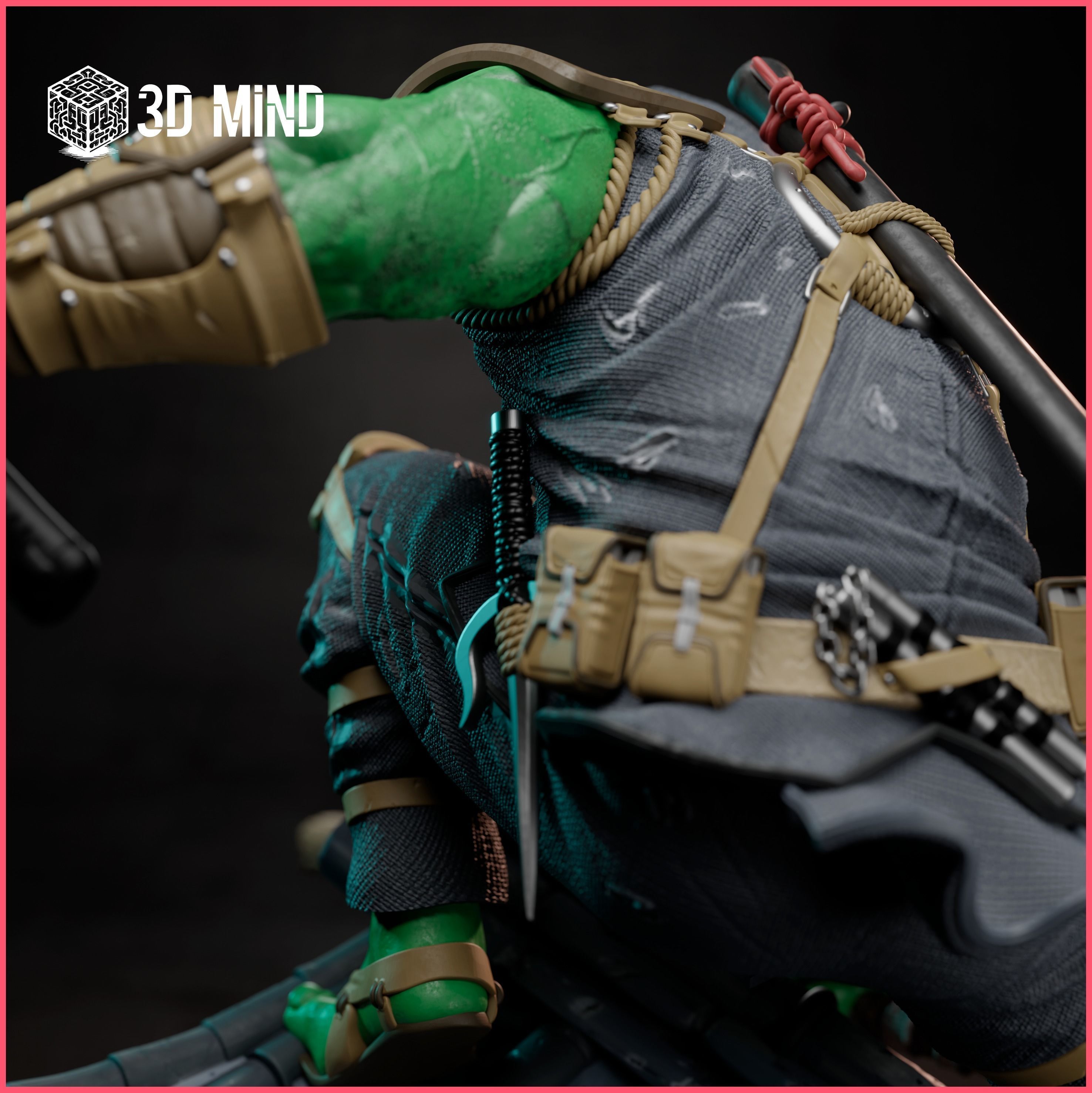 Ronin Statue 3D model 3D printable | CGTrader