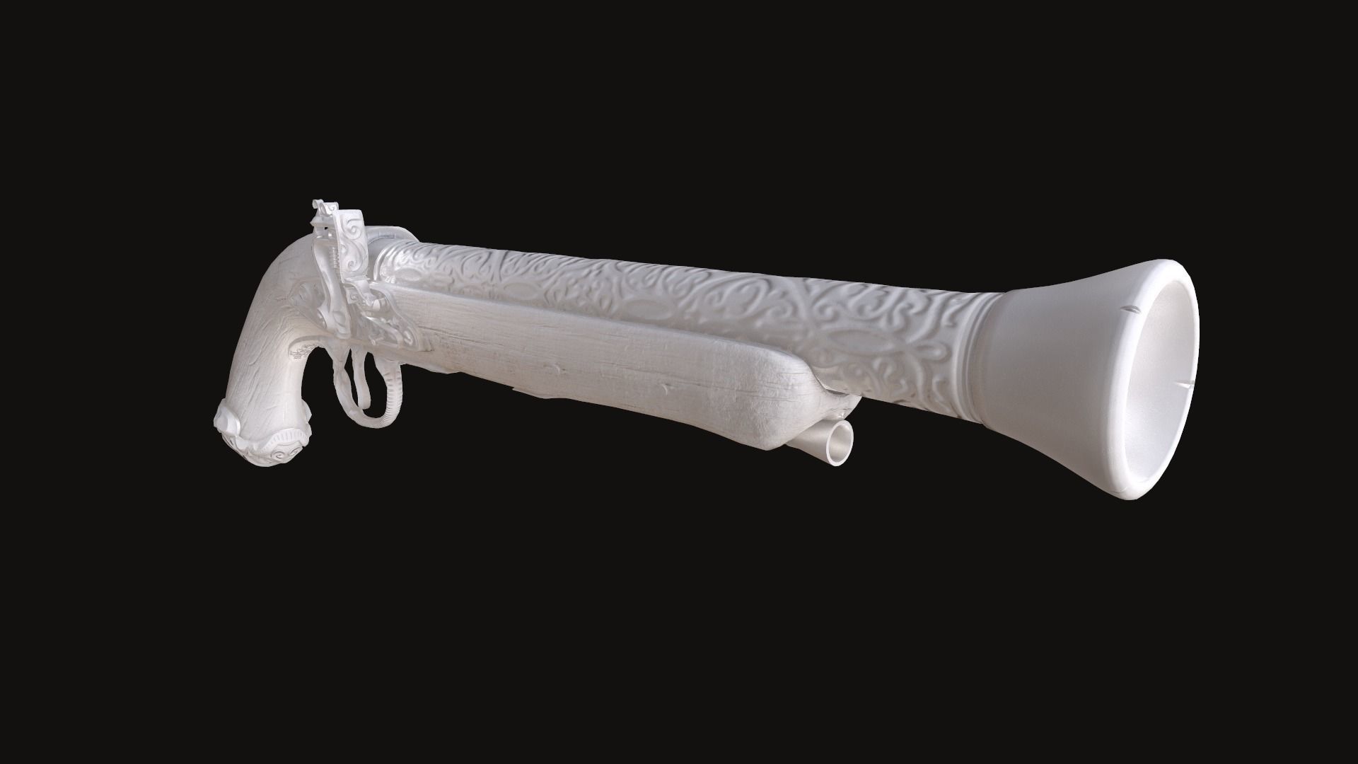 3D model Pistol Flintlock VR / AR / low-poly | CGTrader