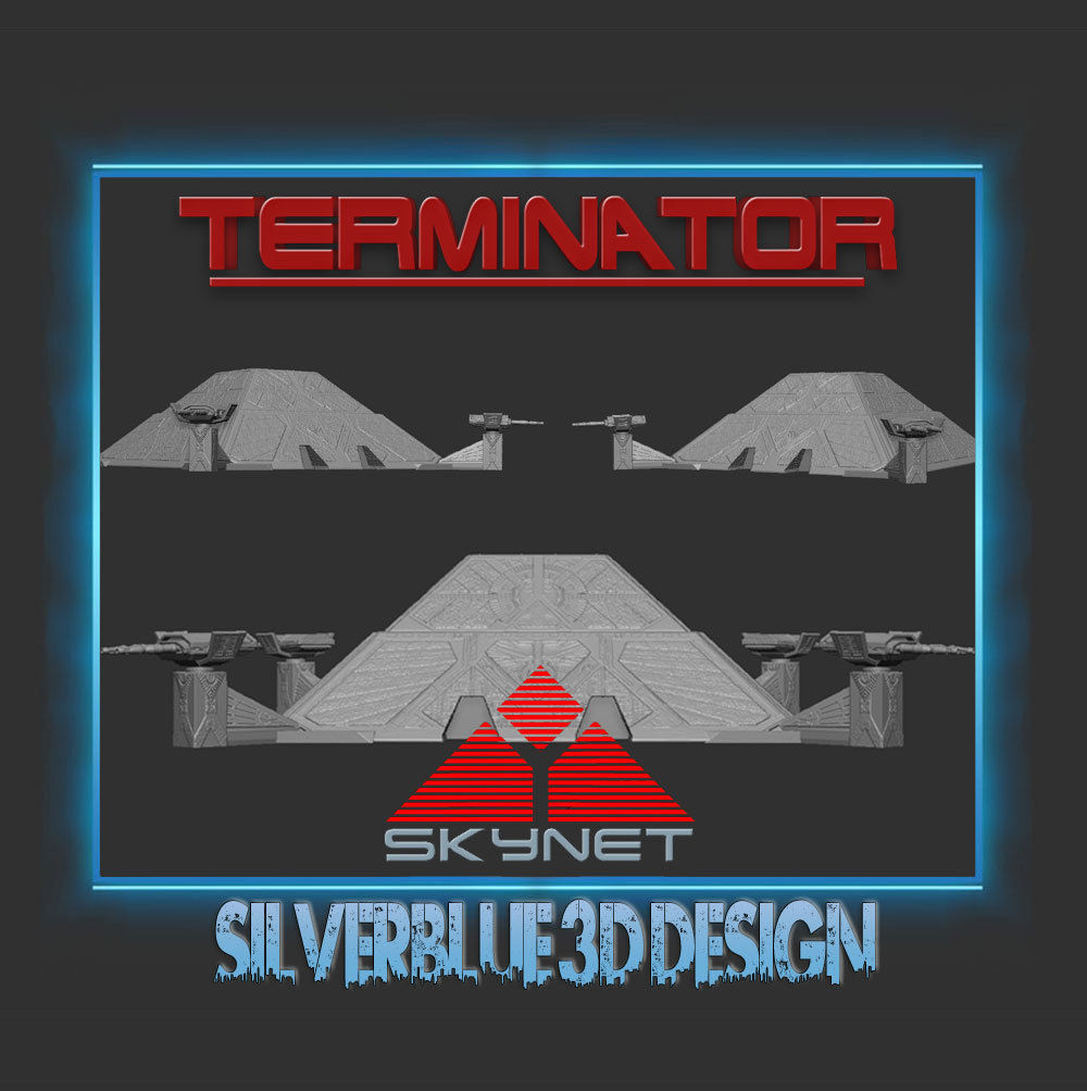 Terminator SkyNet Pyramid 3D model 3D printable | CGTrader