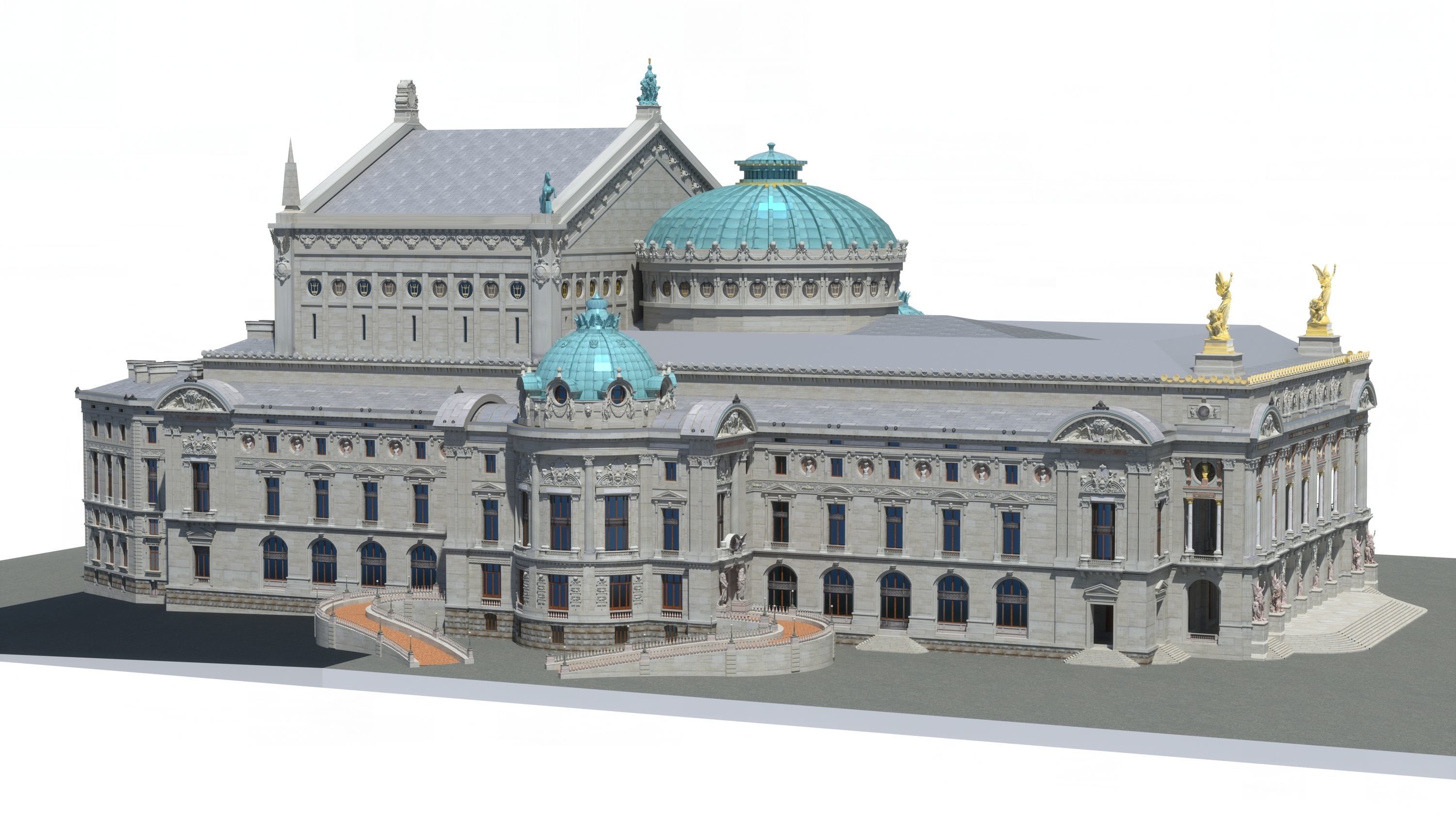 Opera Garnier - Paris France 3D model | CGTrader