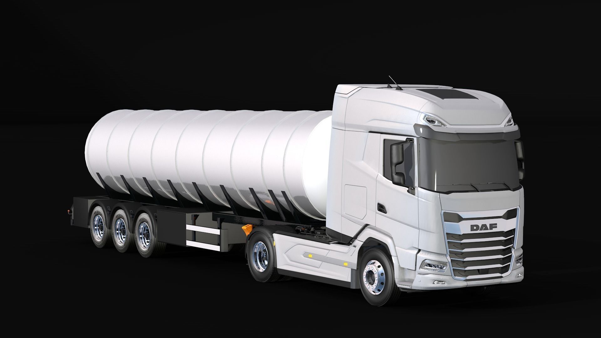 3D model 2021 DAF XG 480 Tank Trailer VR / AR / low-poly | CGTrader